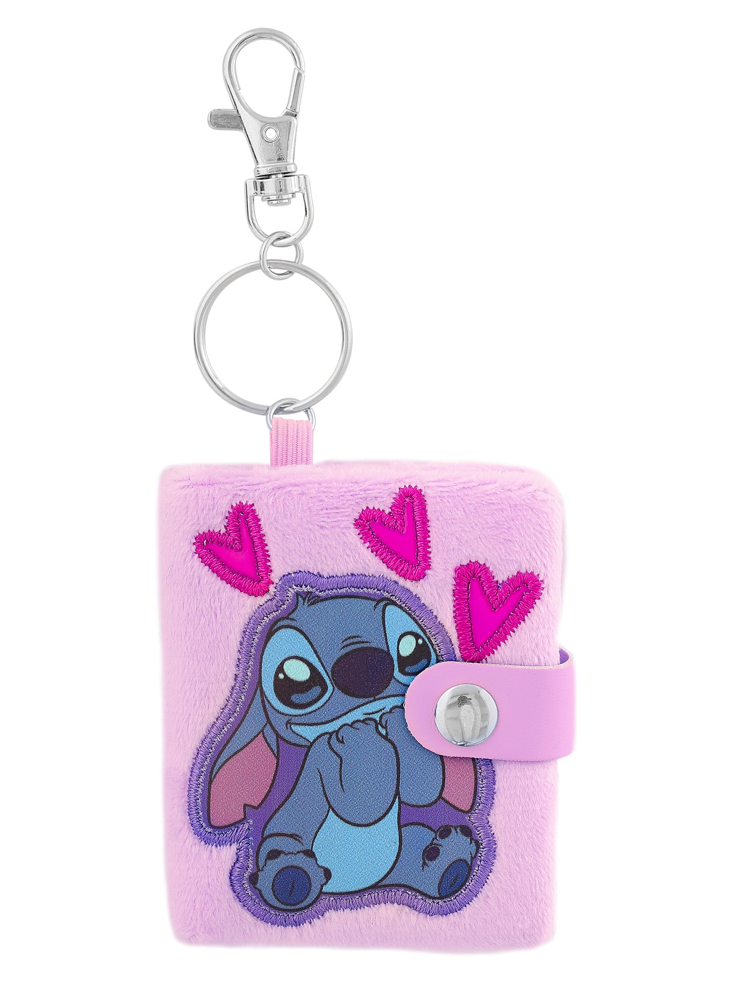 Disney Stitch Pink Soft Blank Mini Diary Keychain - Walmart.com