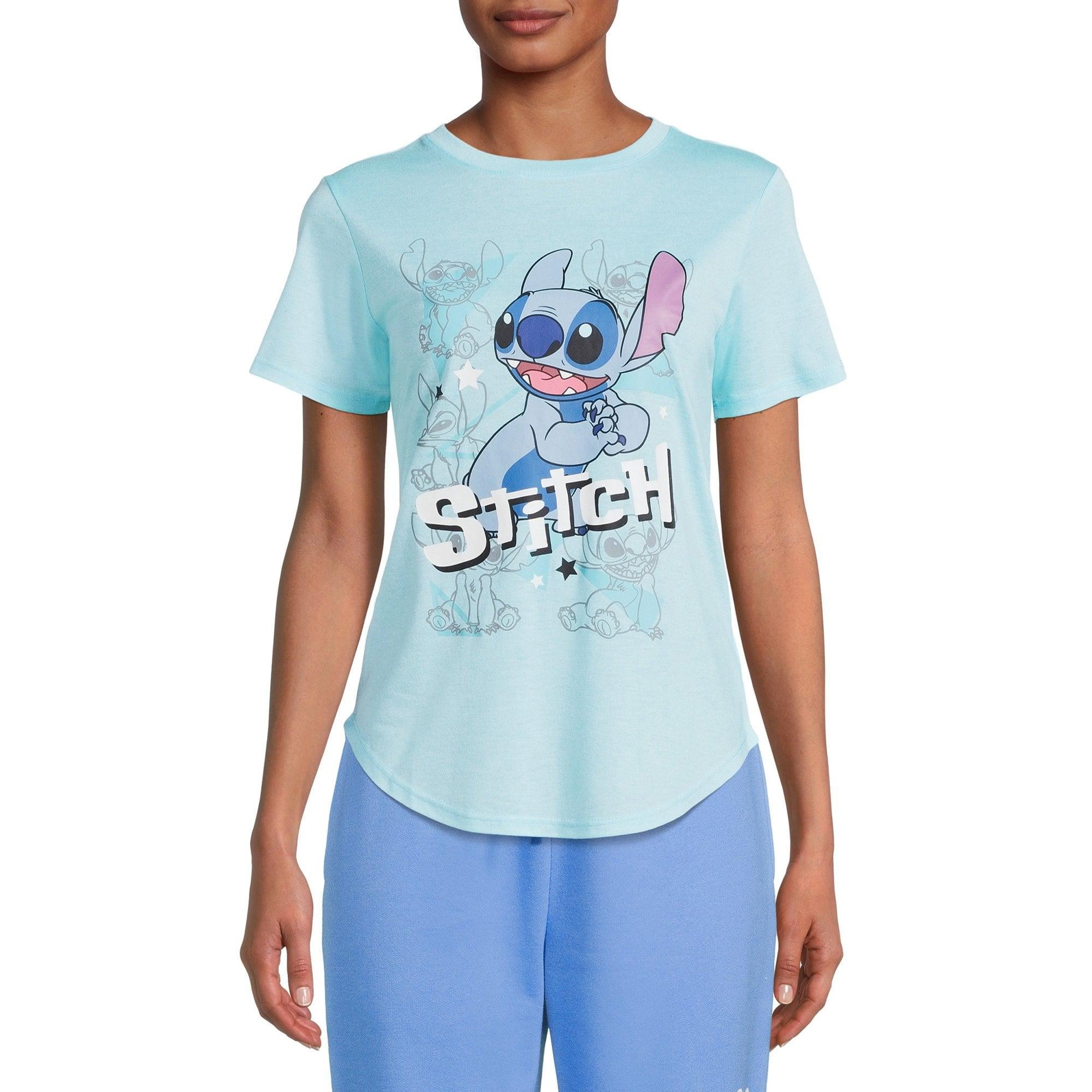 Disney Stitch Playful Junior Hi-Low Top - Walmart.com