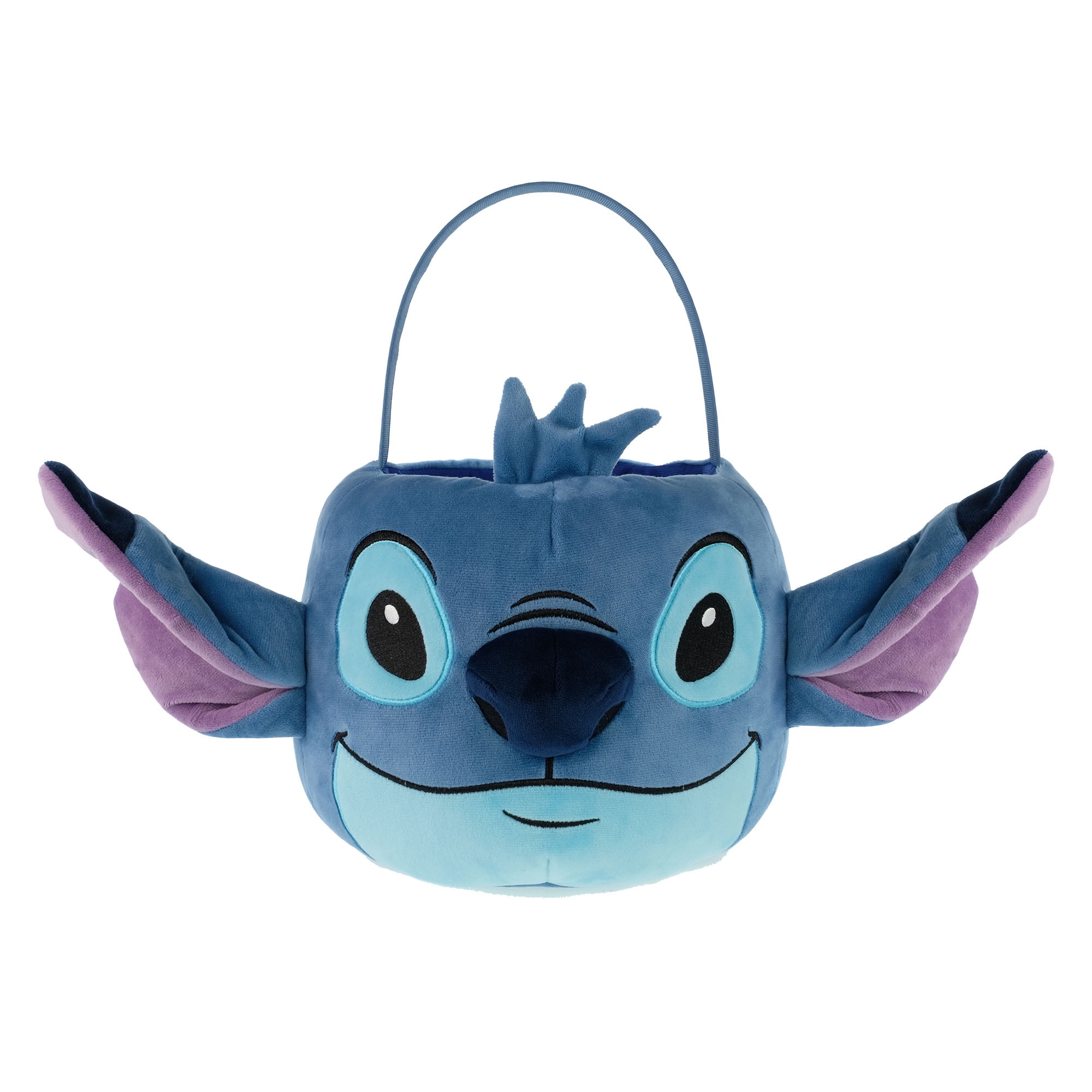 Disney, Stitch Plush Halloween Bucket, 13" Tall, Blue, Polyester, By ...