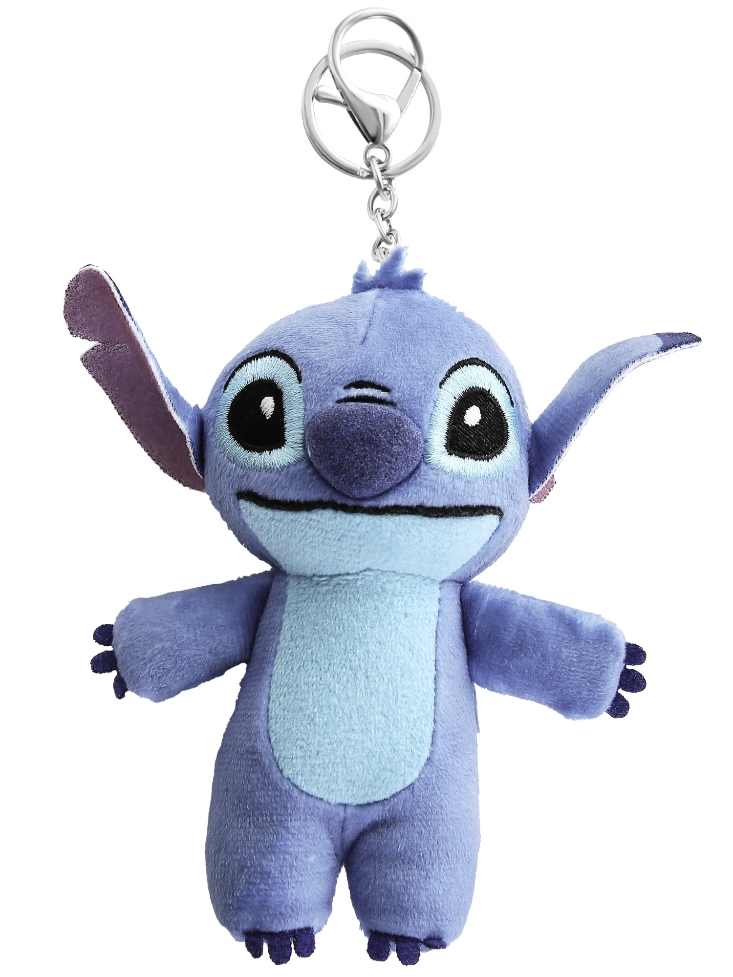 Disney, Stitch 3D Plush Blue Keychain - Walmart.com