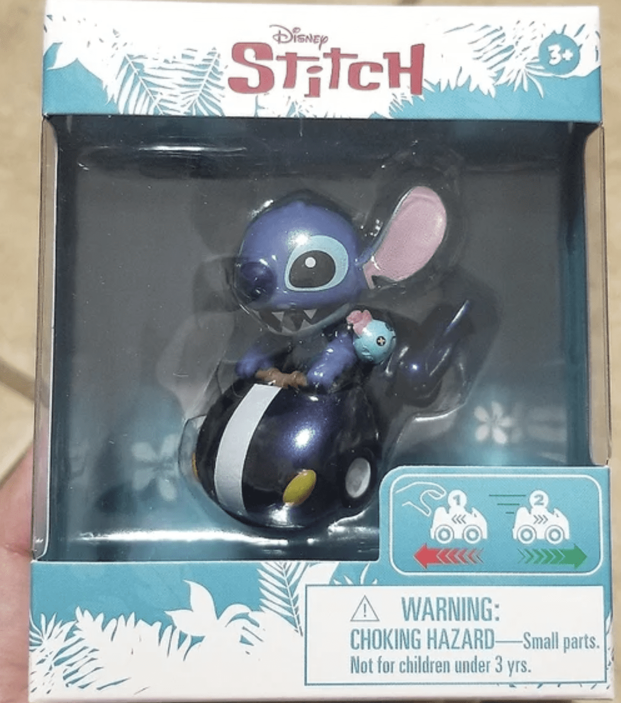 Disney Stitch Pull Back Car #5 Navy Blue - Walmart.com