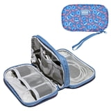 Disney Stitch Repeat Character Heads 4" Blue Tech Cable Organizer ...
