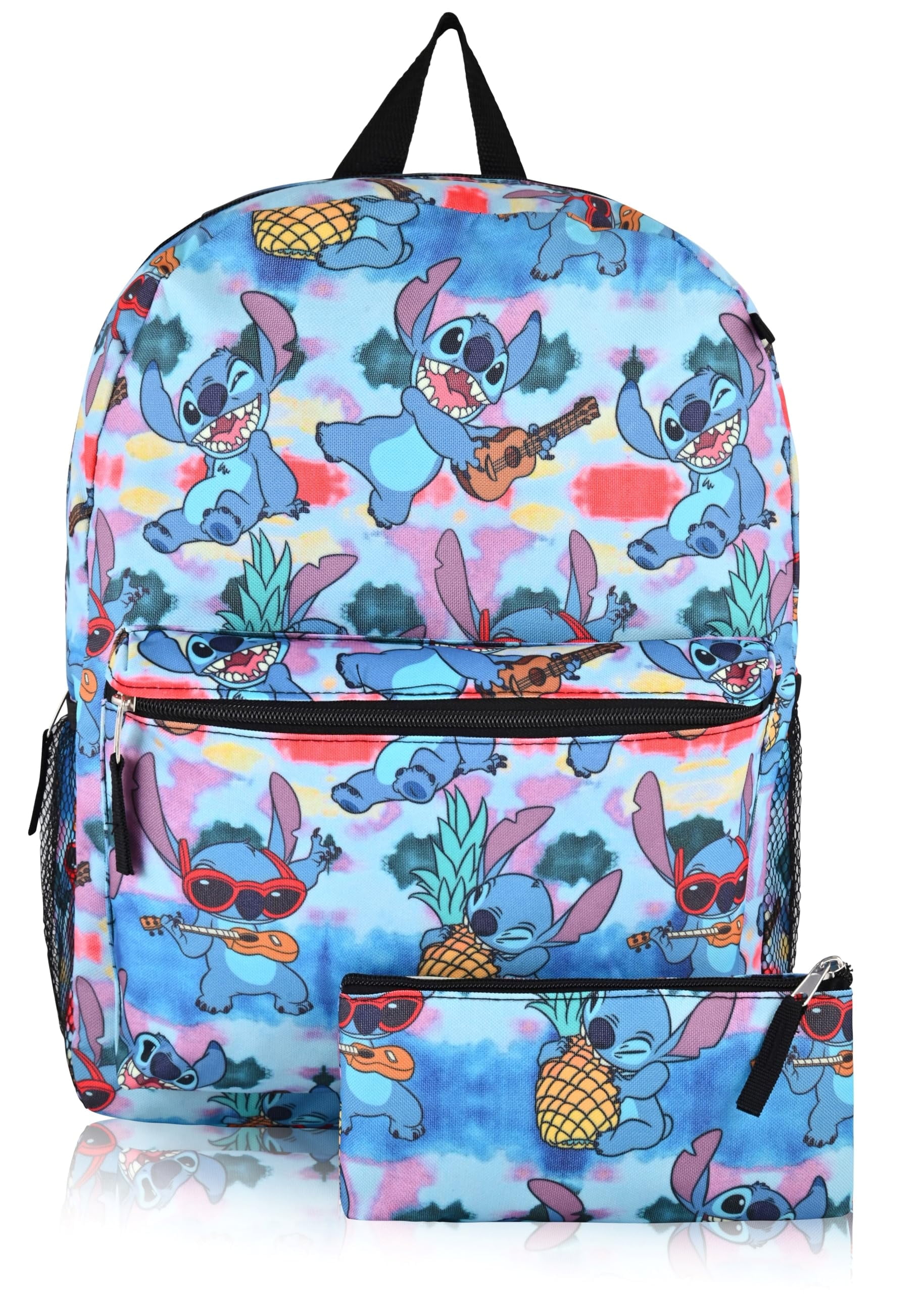 Fast Forward Disney Stitch School Backpack for Toddlers With Pencil ...