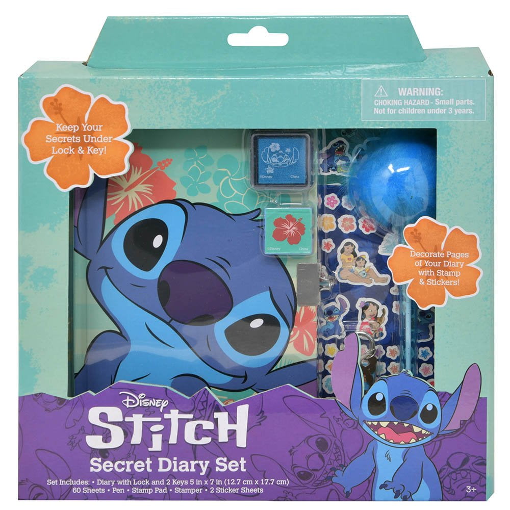 Disney Stitch Secret Blank Diaries and Journals, 5" x 7" - Walmart.com