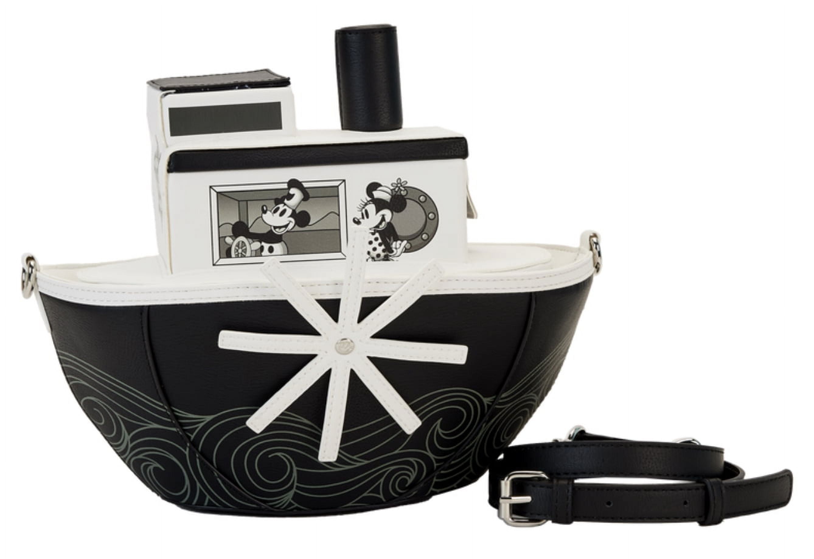 Disney Stitch Shoppe Exclusive Steamboat Willie Figural Crossbody Bag ...