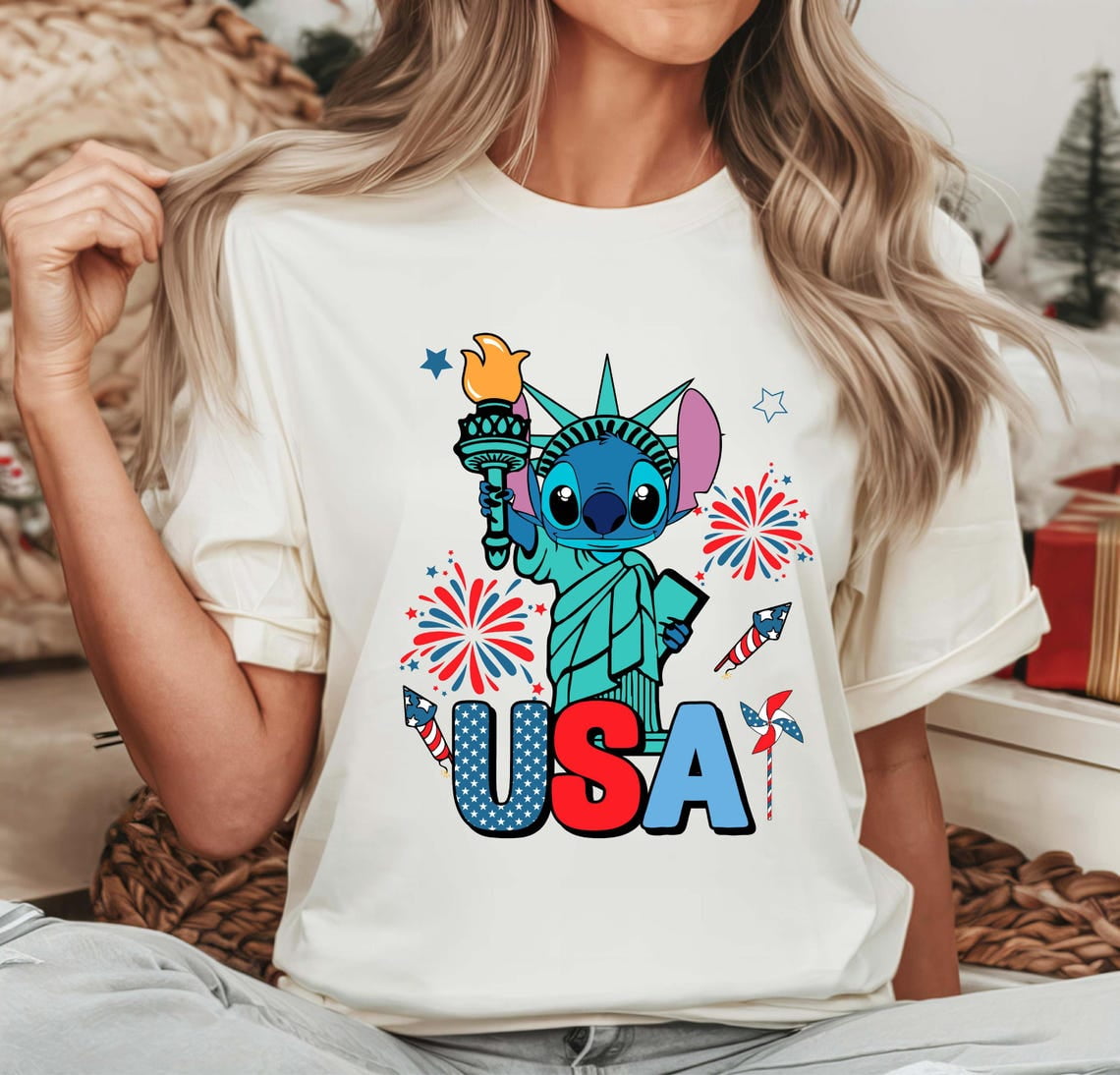 Disney Stitch USA Shirt, Stitch 4th Of July Shirt, Disney Independence ...
