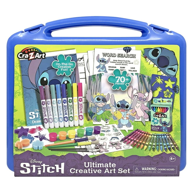 Cra-Z-Art Disney Stitch Ultimate Creative Activity and Coloring Art Set ...