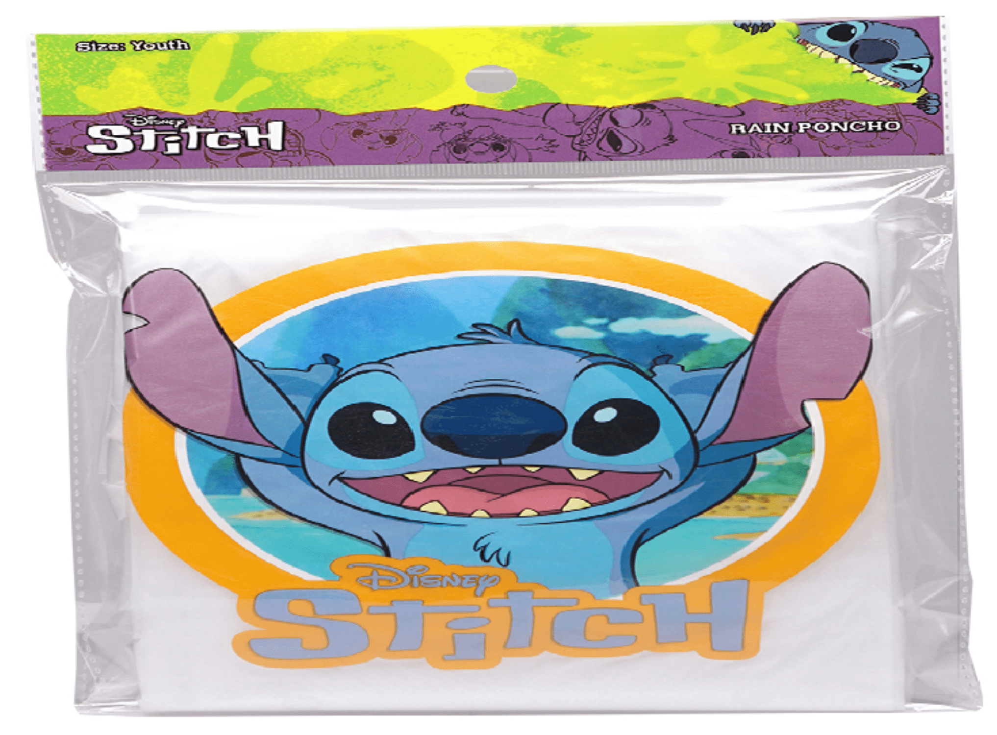 Disney Stitch Rain Poncho Kids - Walmart.com