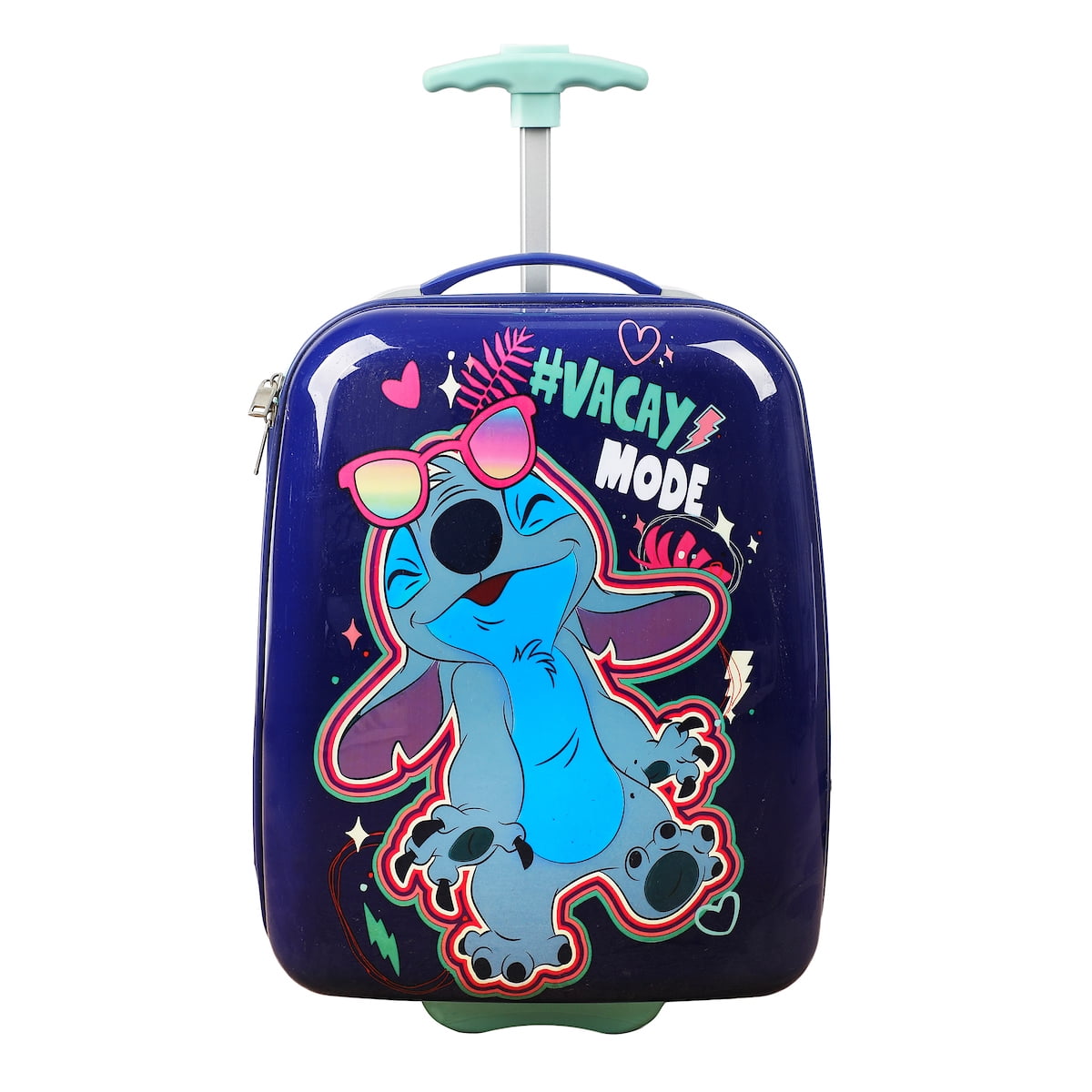 Disney Stitch Vacay Mode Youth 18" 2-Wheeled Hardside Carry-On Suitcase ...