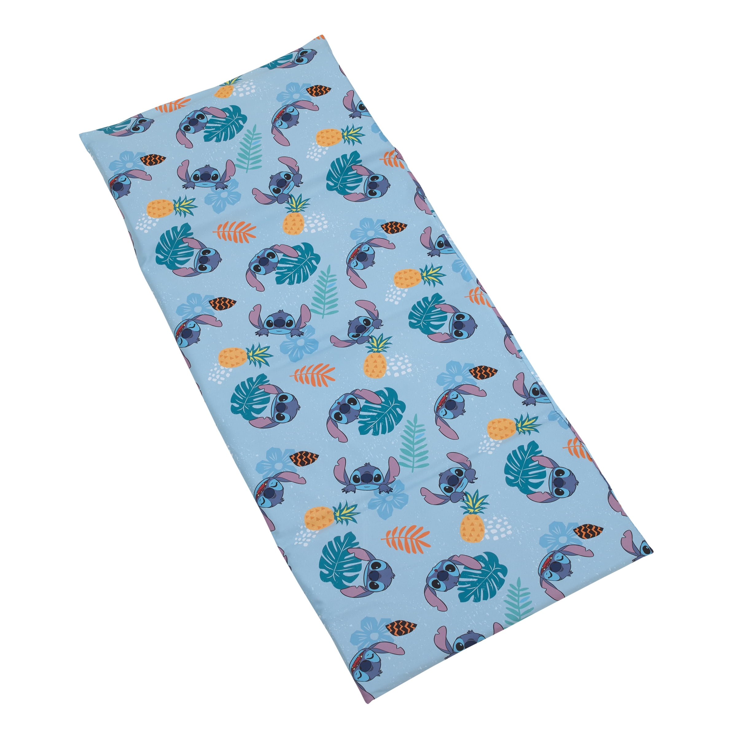 Disney Stitch Weird But Cute Blue Preschool Nap Pad Sheet, Blue, Orange ...