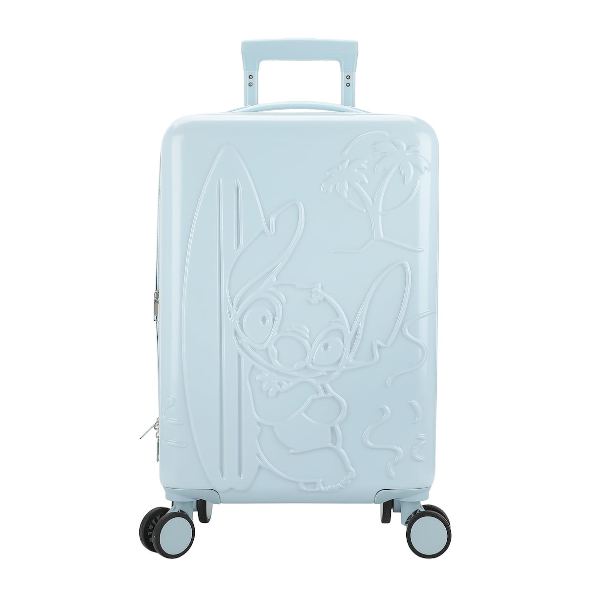 Disney Stitch With Surfboard Light Blue 22" Rolling Luggage - Walmart.com