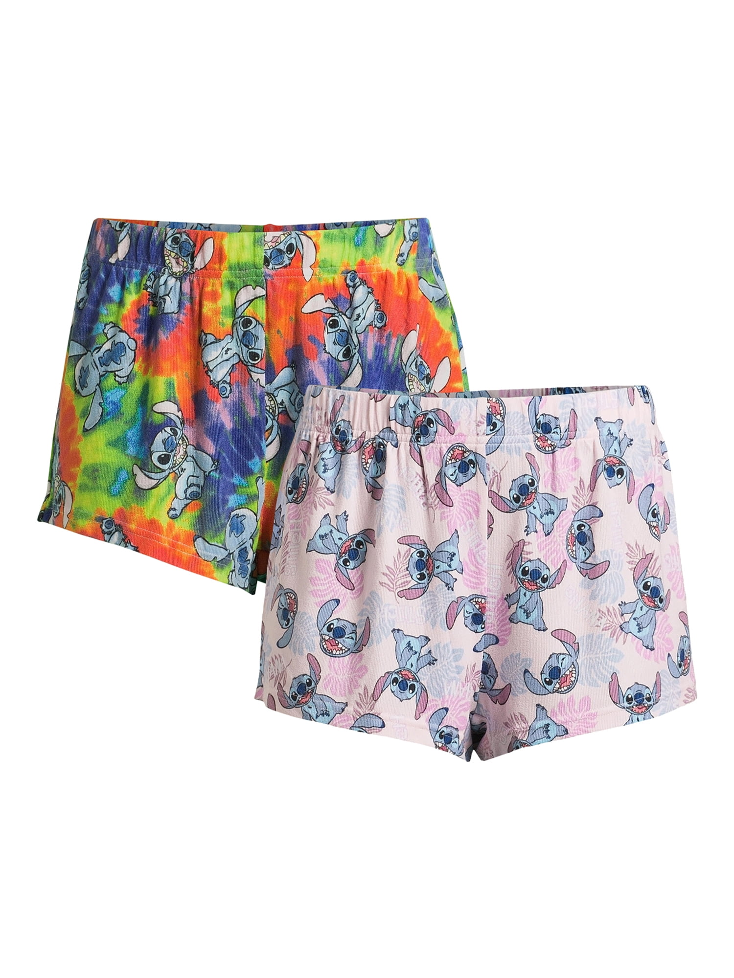 Disney Stitch Women's Print Sleep Shorts, 2-Pack, Sizes XS-3X - Walmart.com