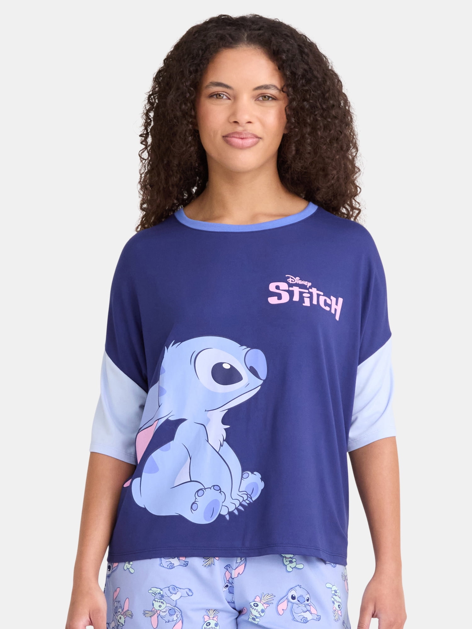 Disney Stitch Women's Sleep Tee, Sizes XS-3X - Walmart.com