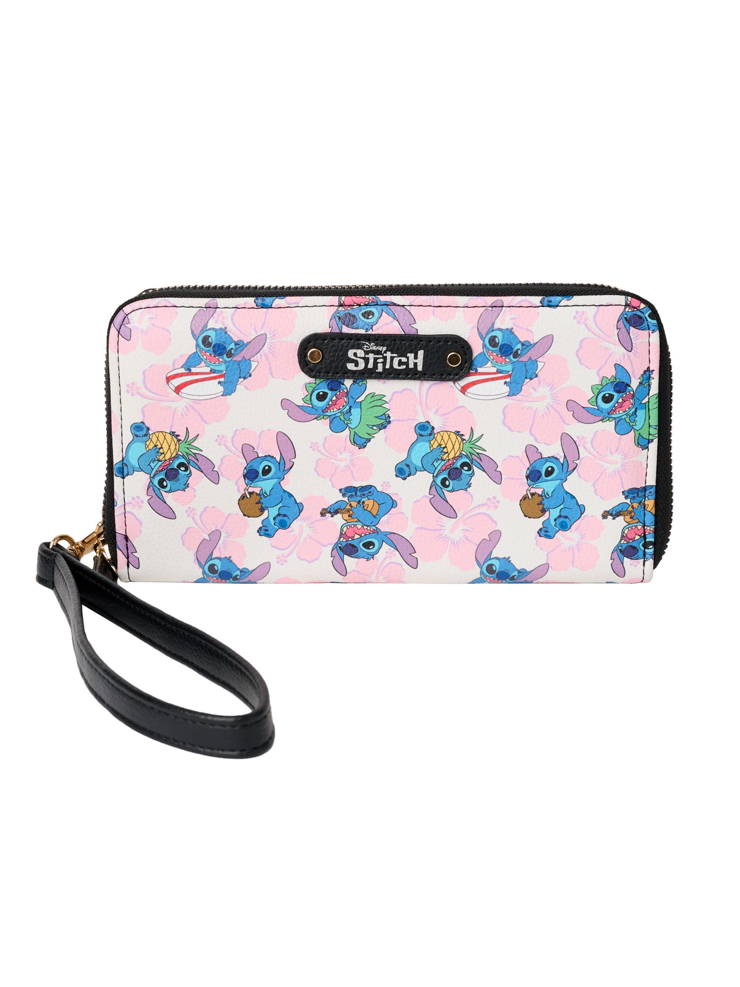 Disney Stitch Zip-Around Women's Wallet with Removable Wristlet and All ...