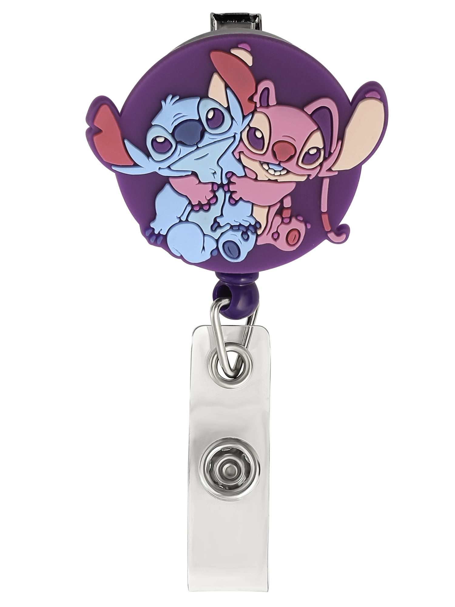 Disney Stitch and Angel Badge Reel, 22" - Walmart.com