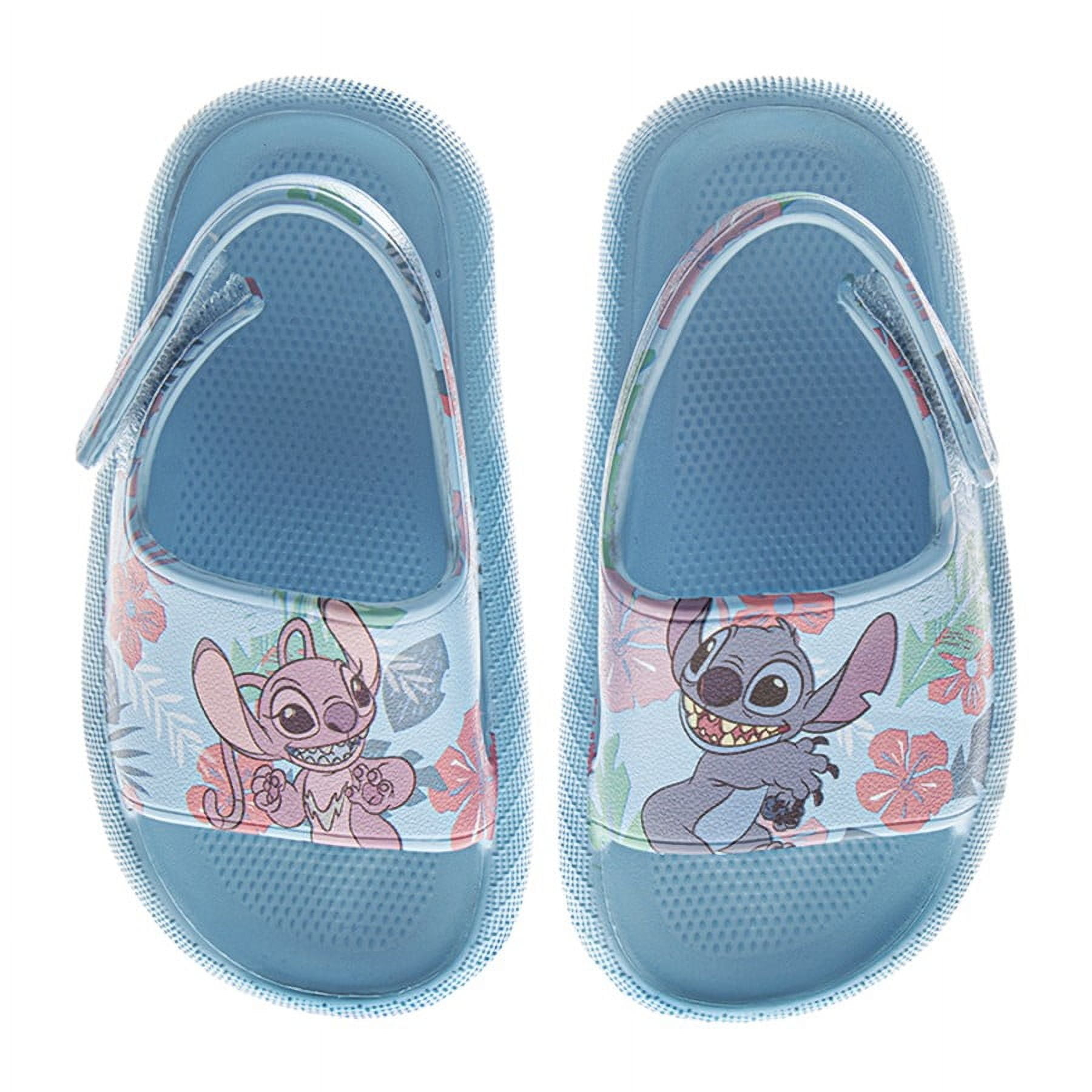 Disney Stitch and Angel Girls' Slip-On Slides. (Toddler/ Little Kids ...