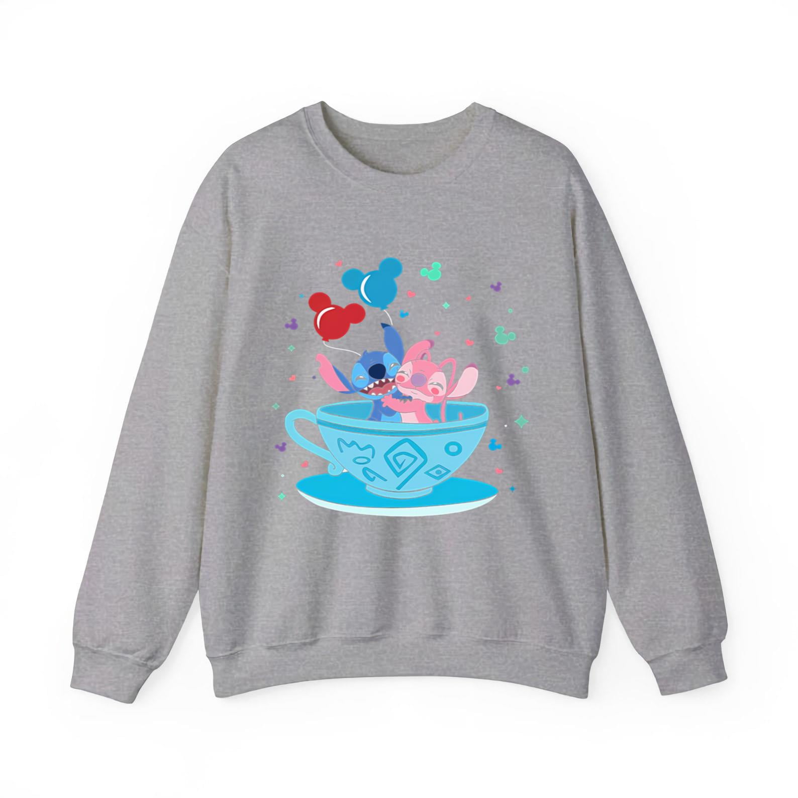 Disney Stitch and Angel Spinning Cup Teacup Shirt Unisex Adult Kid ...