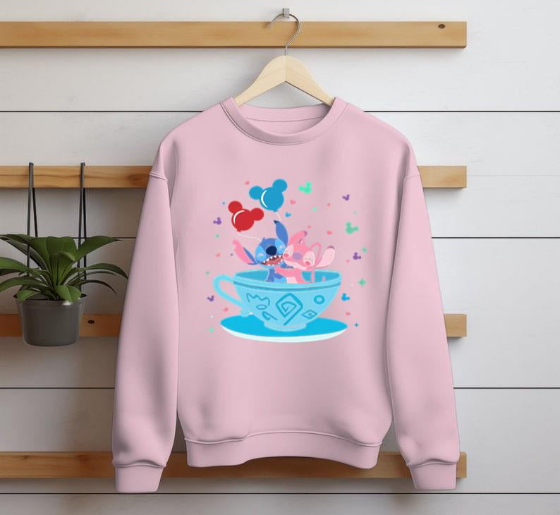 Disney Stitch and Angel Spinning Cup Teacup Shirt Unisex Adult Kid ...