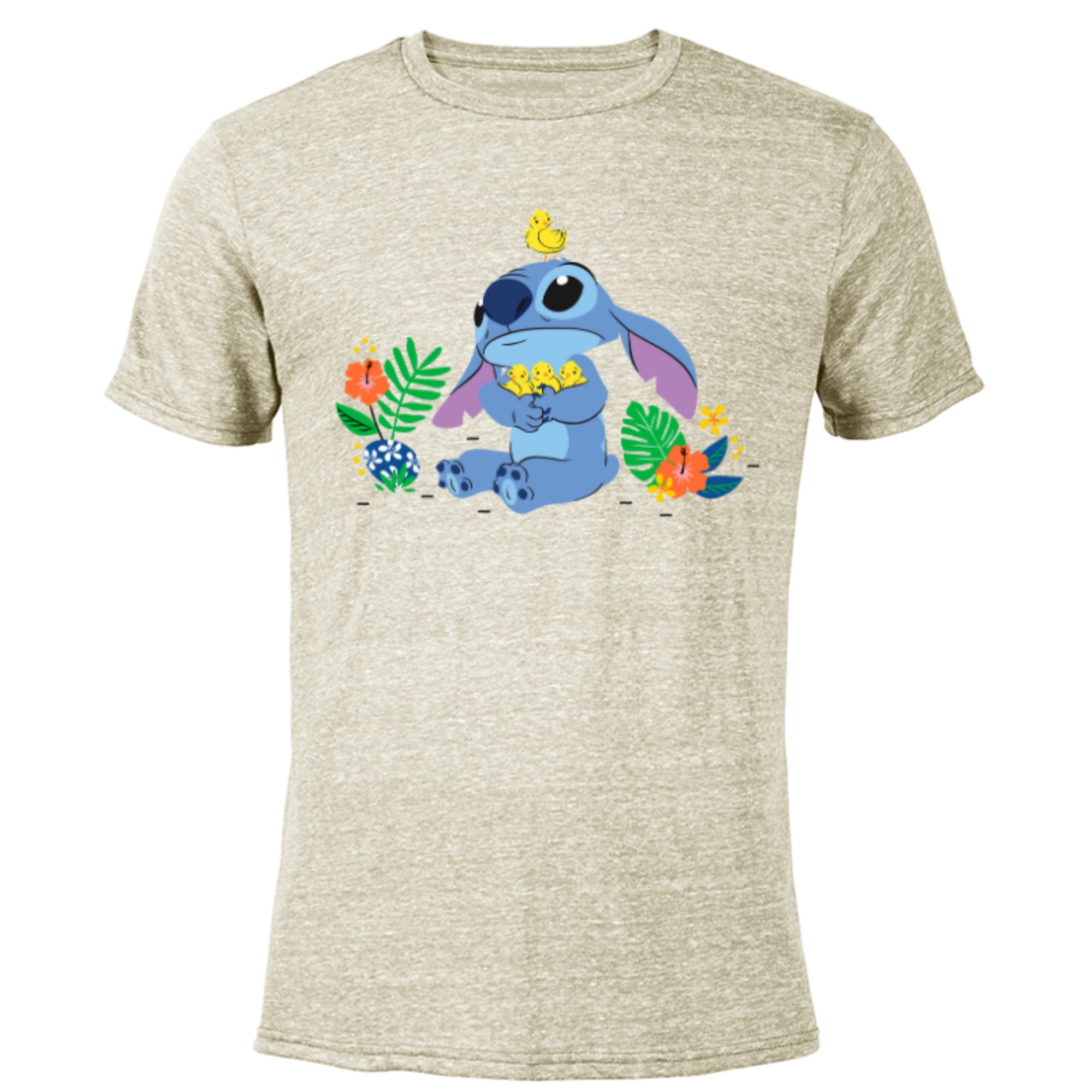 Disney Stitch and Baby Chicks Easter - Short Sleeve Blended T-Shirt for ...