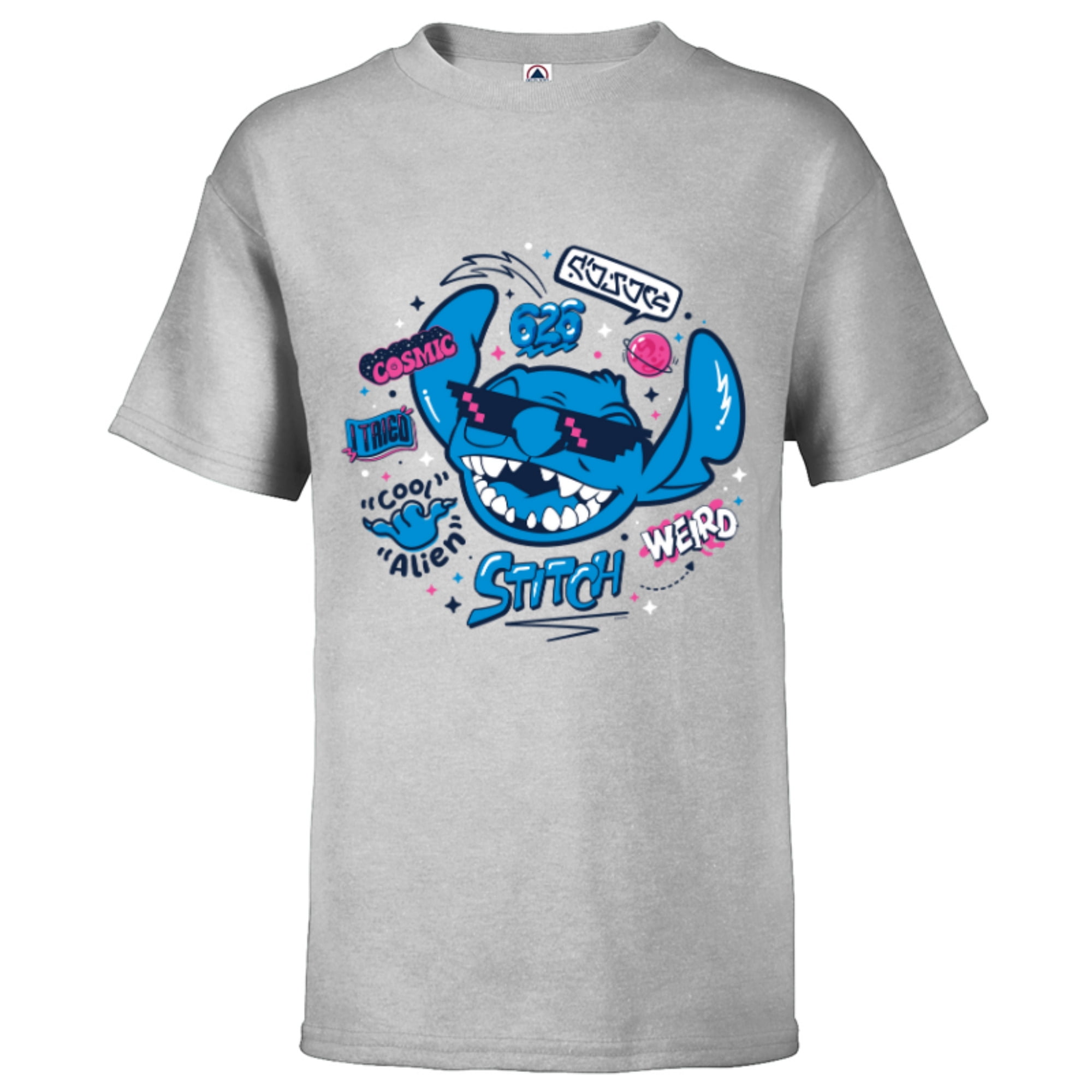 Disney Stitch in Sunglasses Cool Weird and Cosmic Freestyle- Short ...