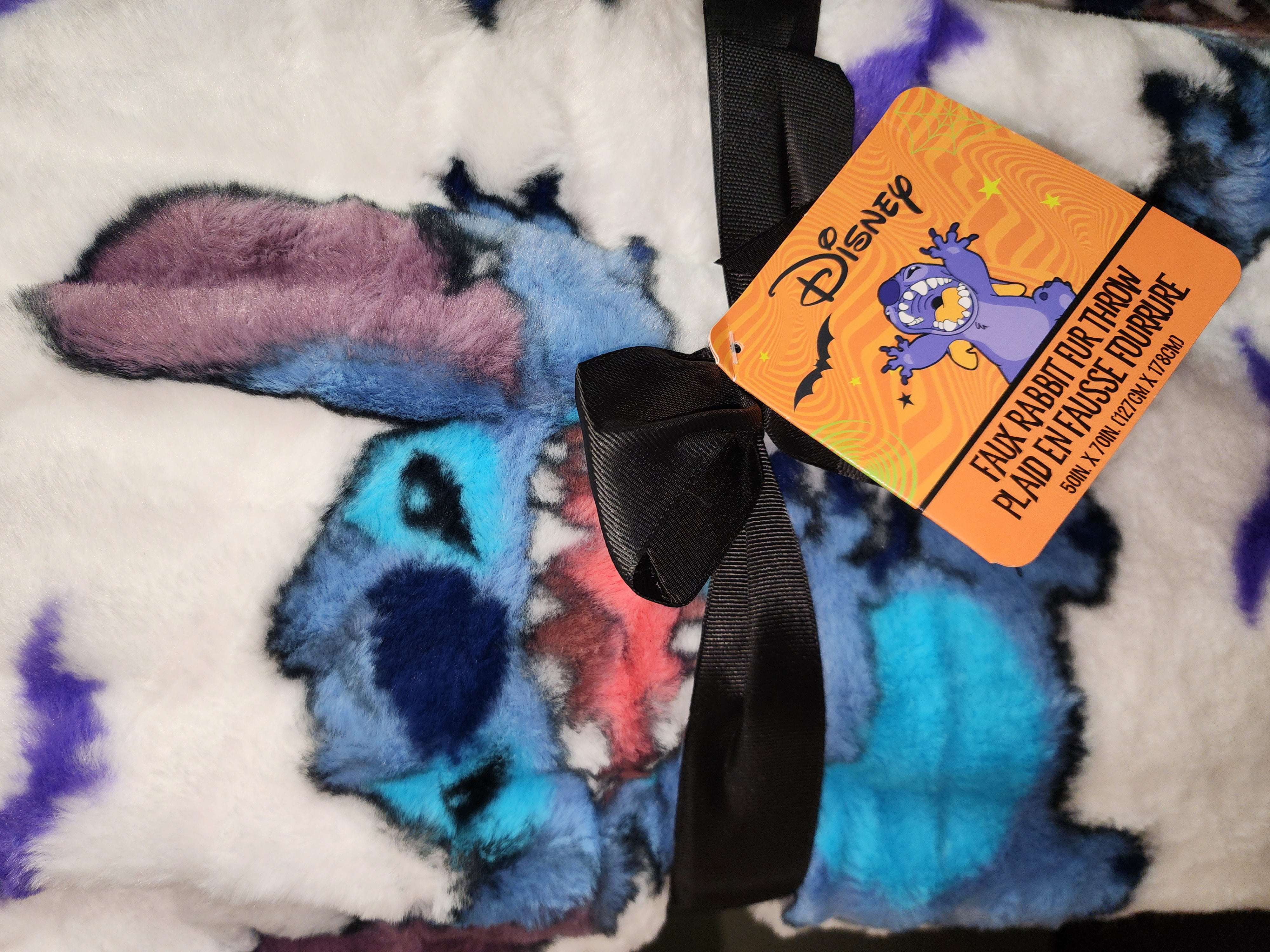 Disney Stitch with Bats 50"x70" Blanket - Walmart.com