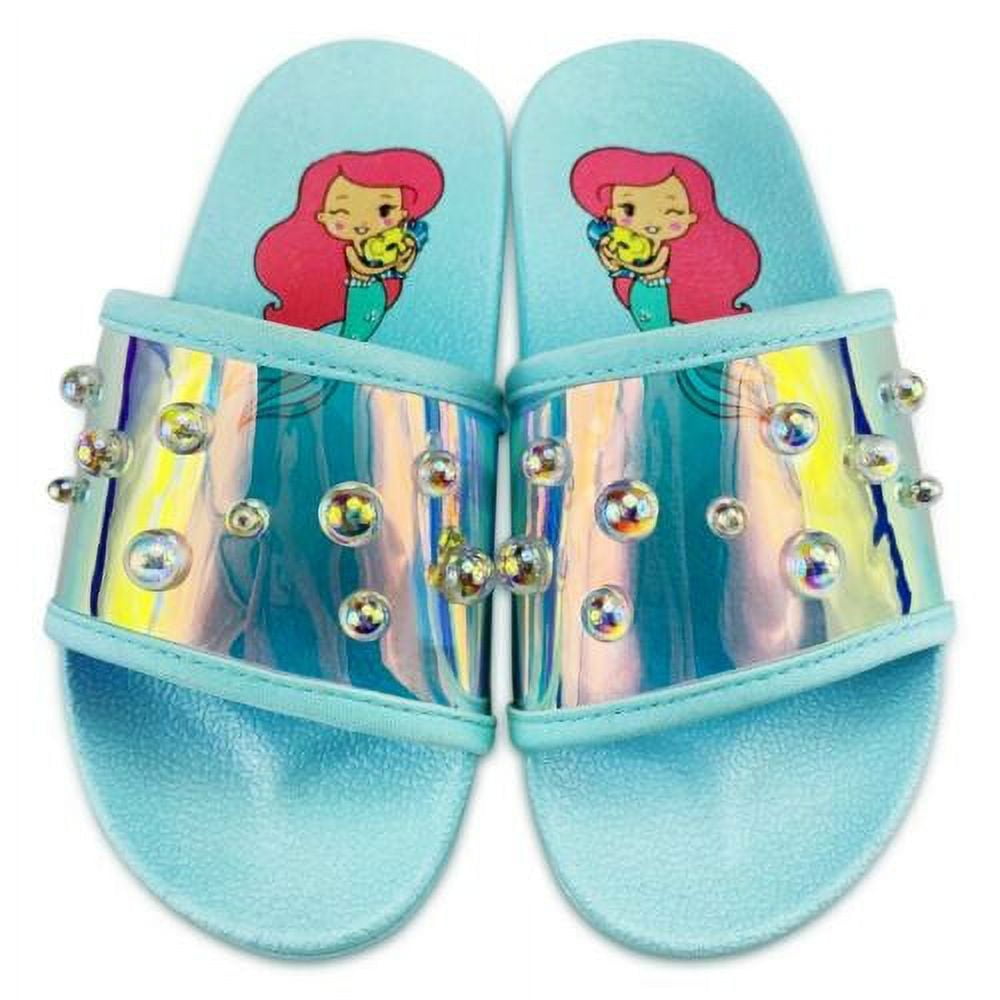 Disney Store Ariel & Flounder The Little Mermaid Slides Flip Flops ...