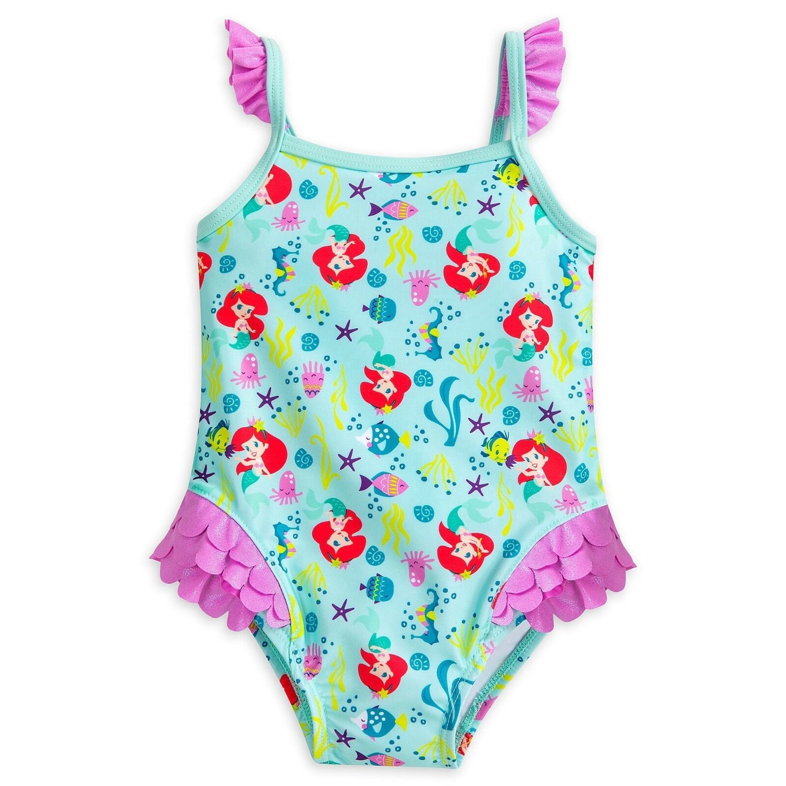 Disney Store Baby Ariel Swimsuit One Piece 18-24 months - Walmart.com