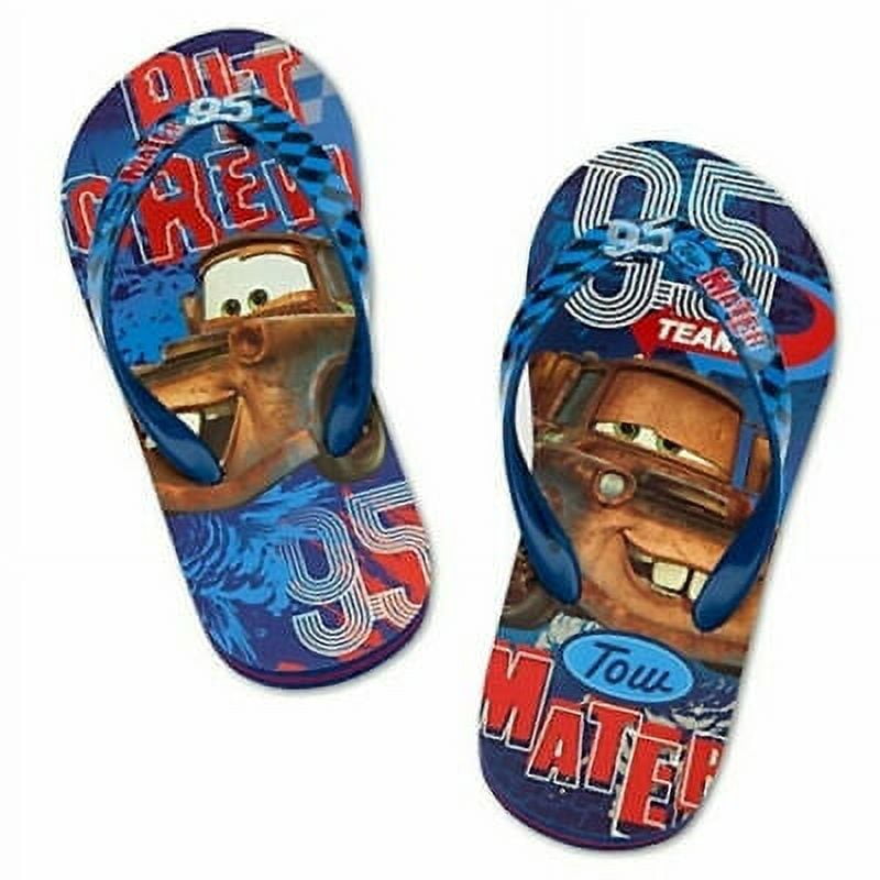 Disney Store Cars Tow Mater Flip Flops Shoes Boy Size 11/12 - Walmart.com