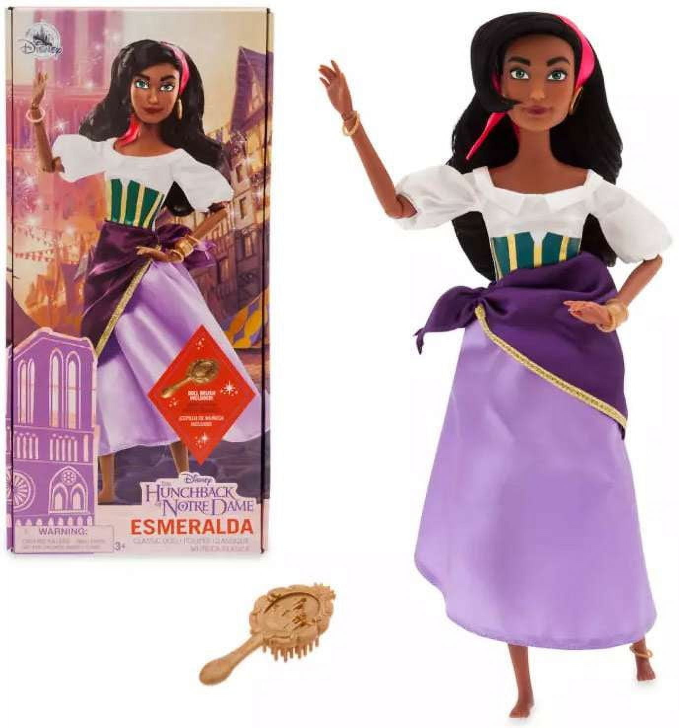 Disney Store Esmeralda Classic Doll With Brush The Hunchback of Notre ...