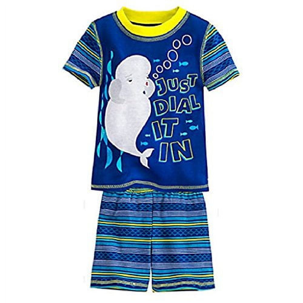 Disney Store Finding Dory Bailey Beluga Whale Short Sleep Set for Boys ...