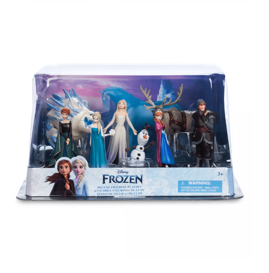 Disney Store Frozen Deluxe Figure Play Set Playset Figurine Toy Cake ...