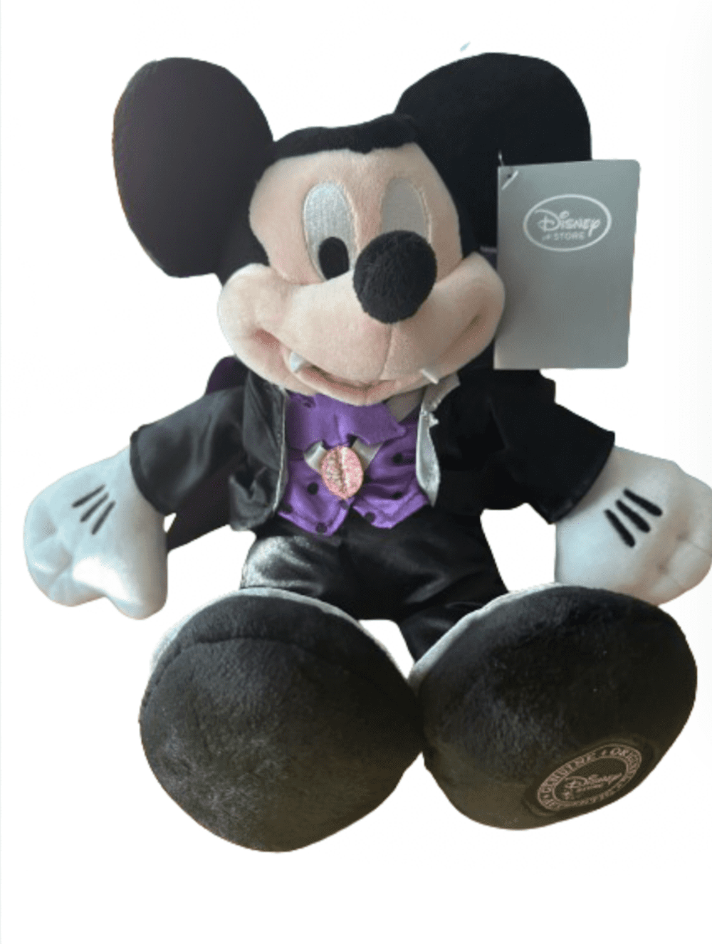 Disney Store Halloween Mickey Purple Vampire 13in Plush New with Tag ...