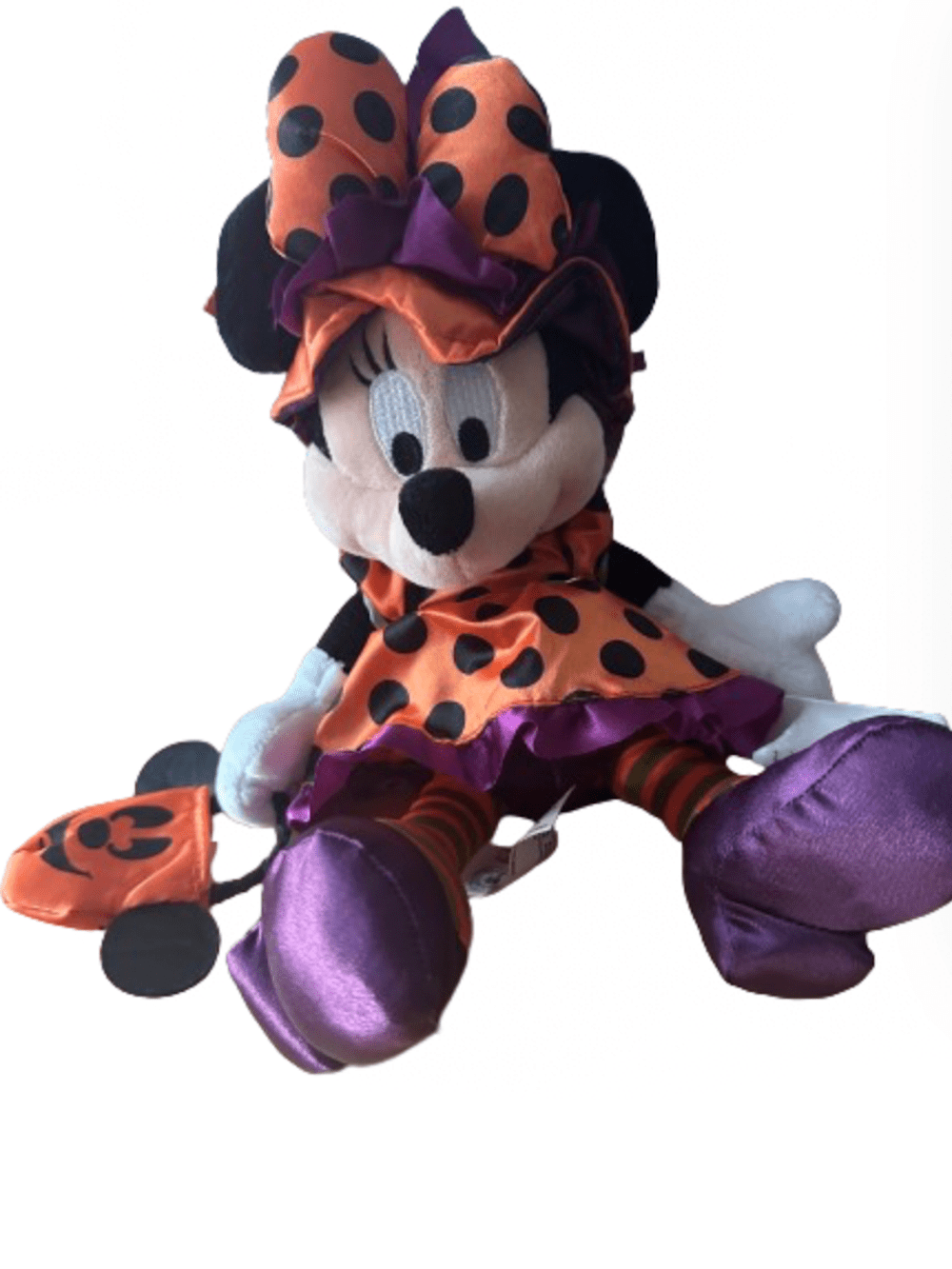 Disney Store Halloween Minnie Dots Witch Trick or Treat 9in Plush New ...