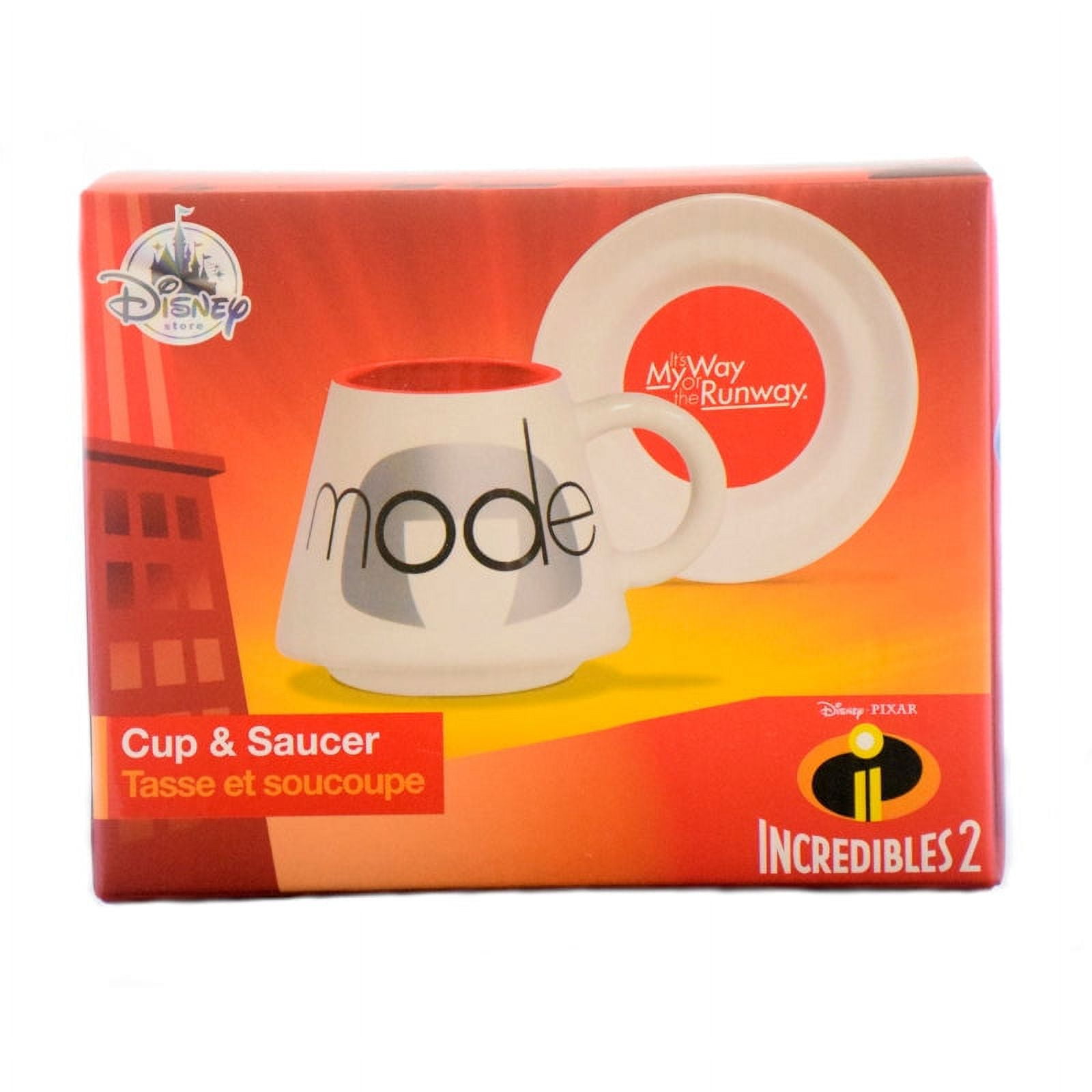 Disney Store Incredibles 2 Mode It's My Way Cup and Saucer New with Box ...