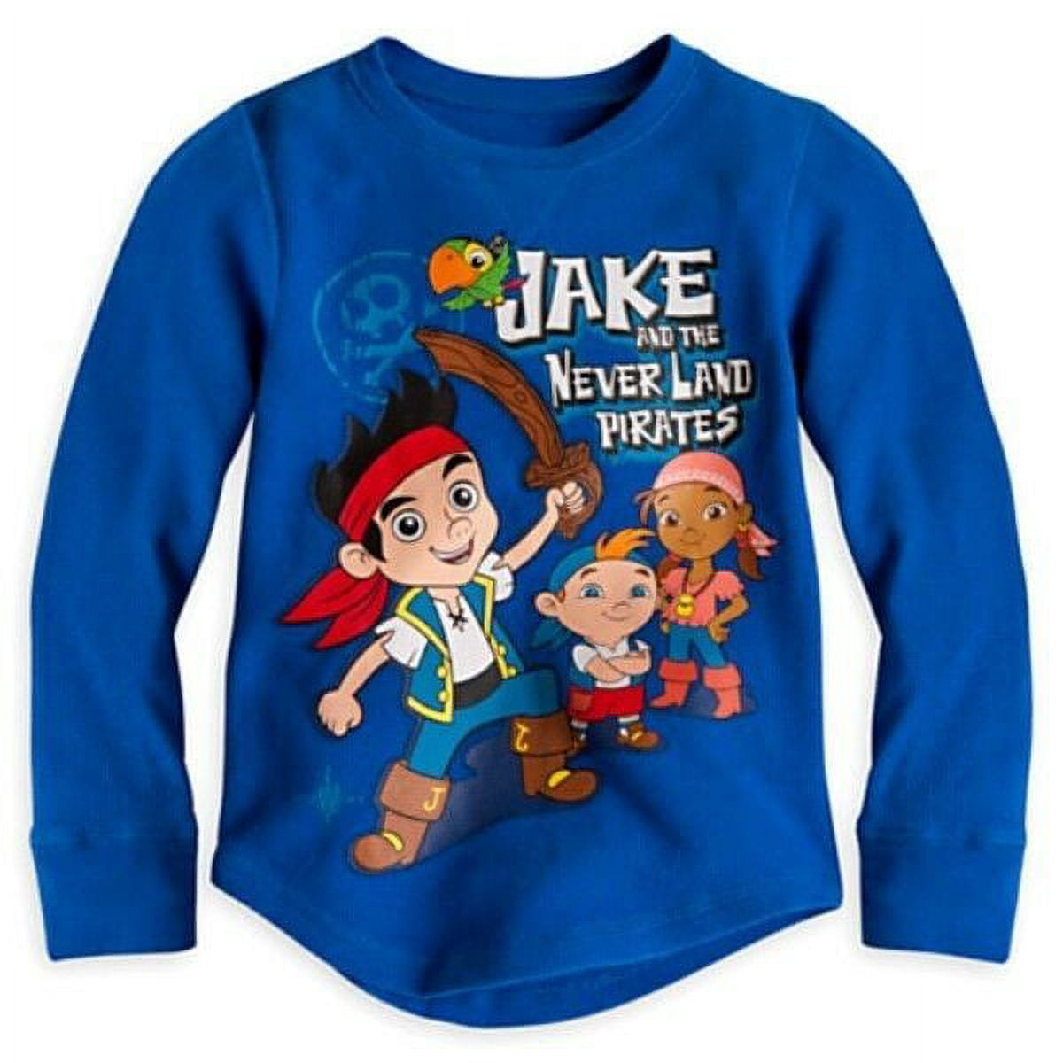Disney Store Jake and the Never Land Pirate Thermal Long Sleeve T Shirt ...