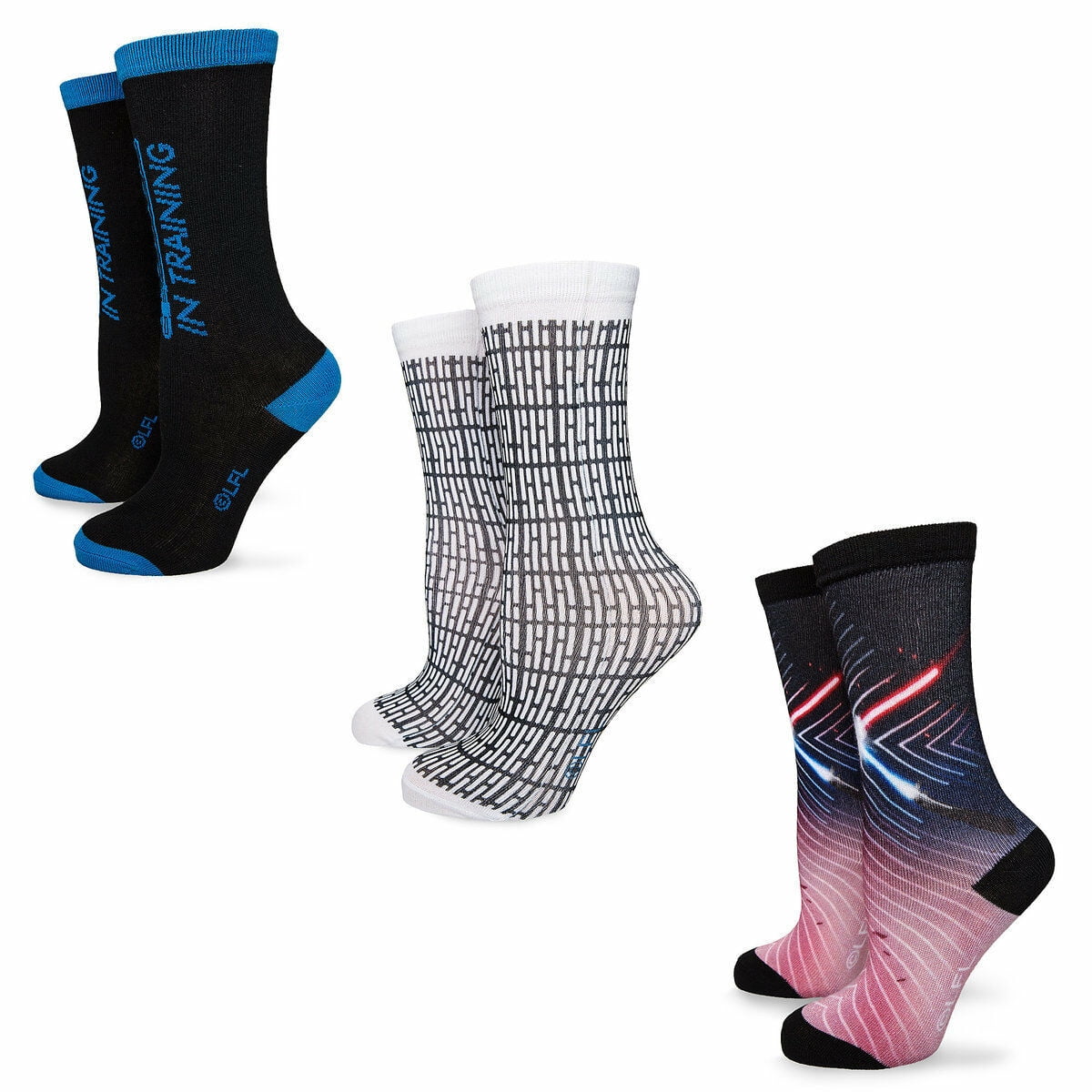 Disney Store Kids Star Wars 3pc Sock Set Boys Girls Size L (1-4 ...