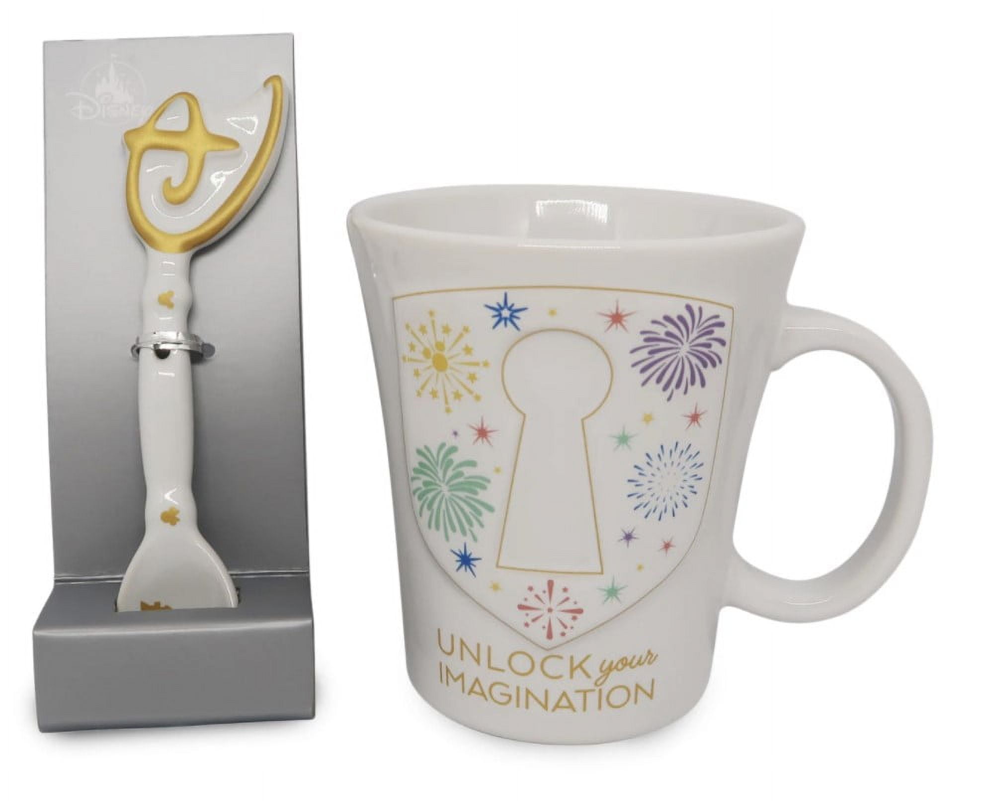 Disney Store Mickey Mouse Imagination Key Mug and Spoon Set - Walmart.com