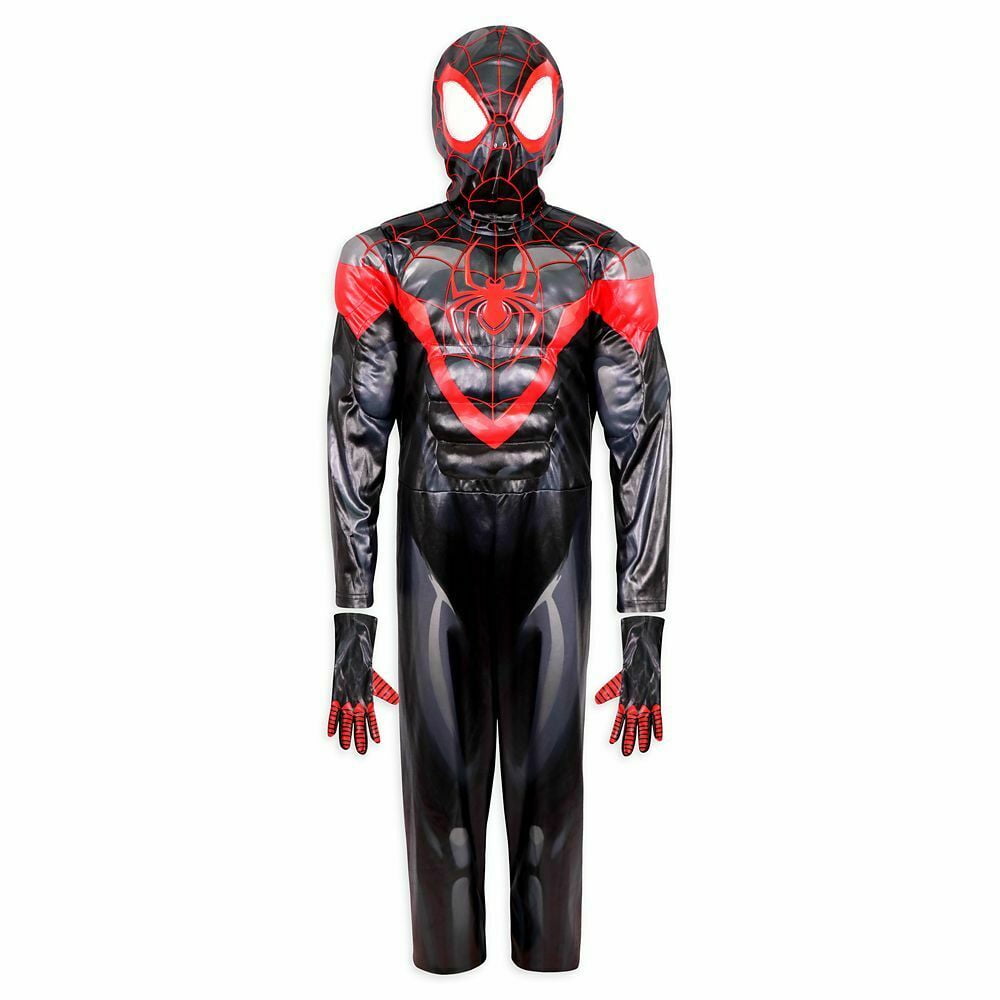 Disney Store Miles Morales Spider Man Costume Set for Kids Boys Size 4 ...