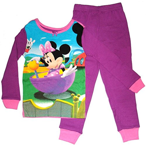 Disney Store Minnie Mouse Tea Cup PJ Pals Pajama Set, Size 2T - Walmart.com