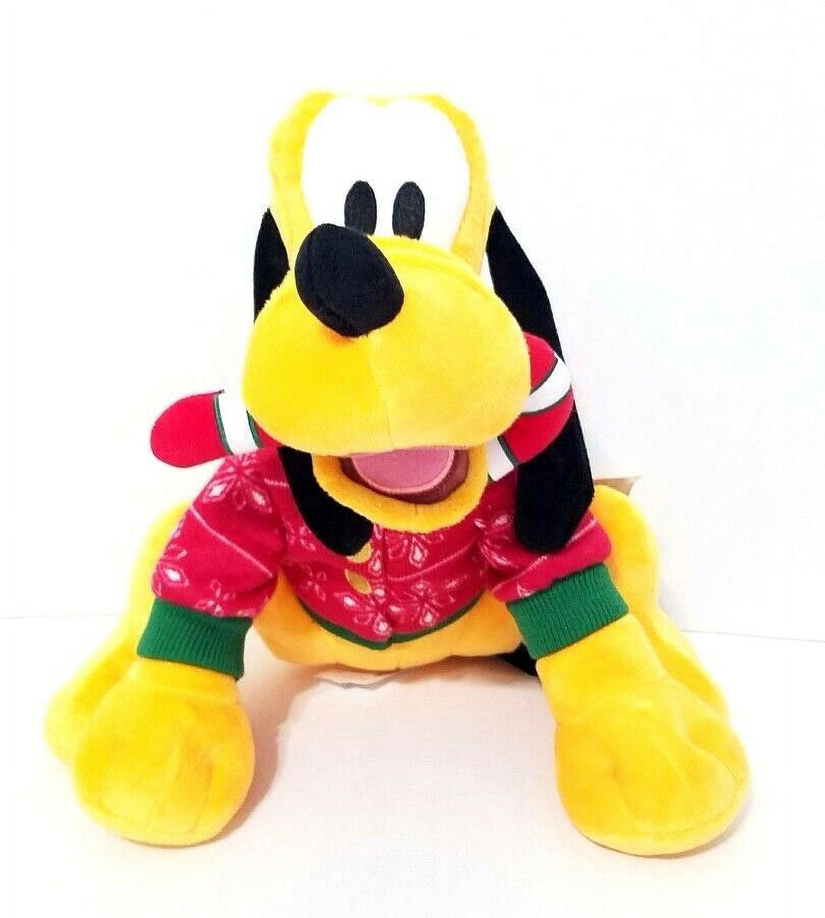 Disney Store Pluto Chirstmas Plush with Candy Cane New with Tag ...