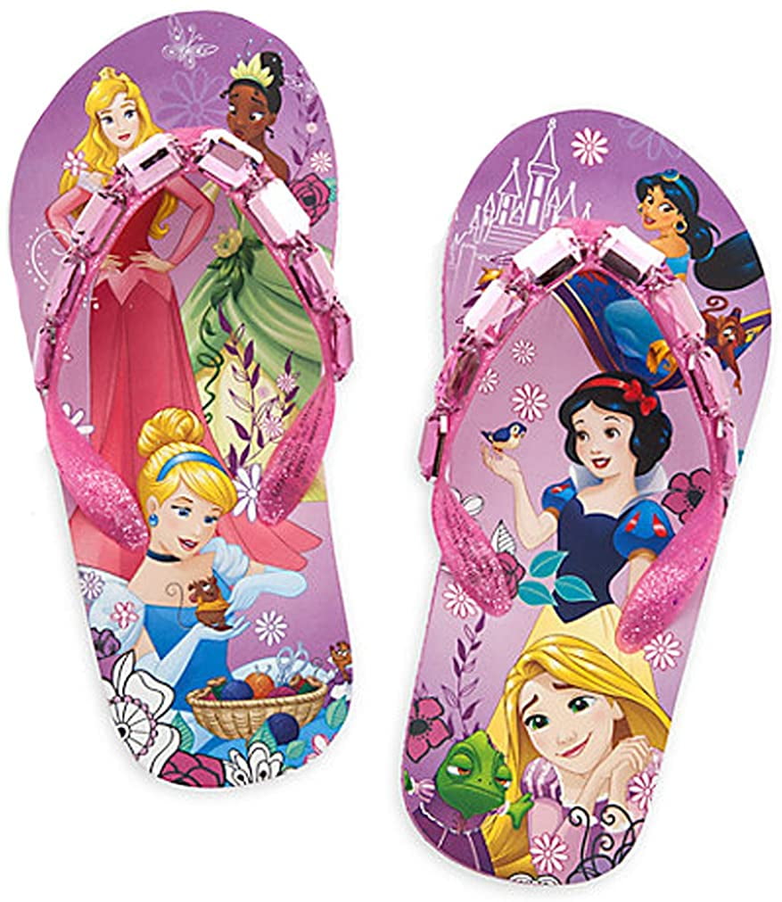 Disney Store Princesses Flip Flops Sandals Shoes Girl Size 9/10 ...