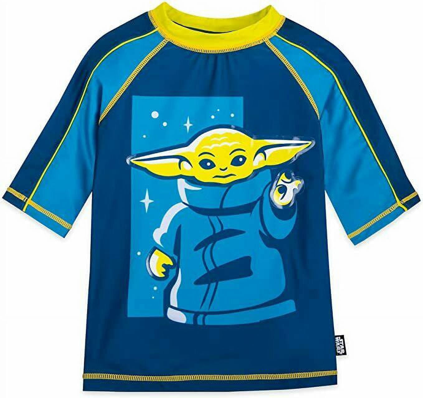 Star Wars Rash Guard Swim Shirt Boy Size 7/8 - Walmart.com