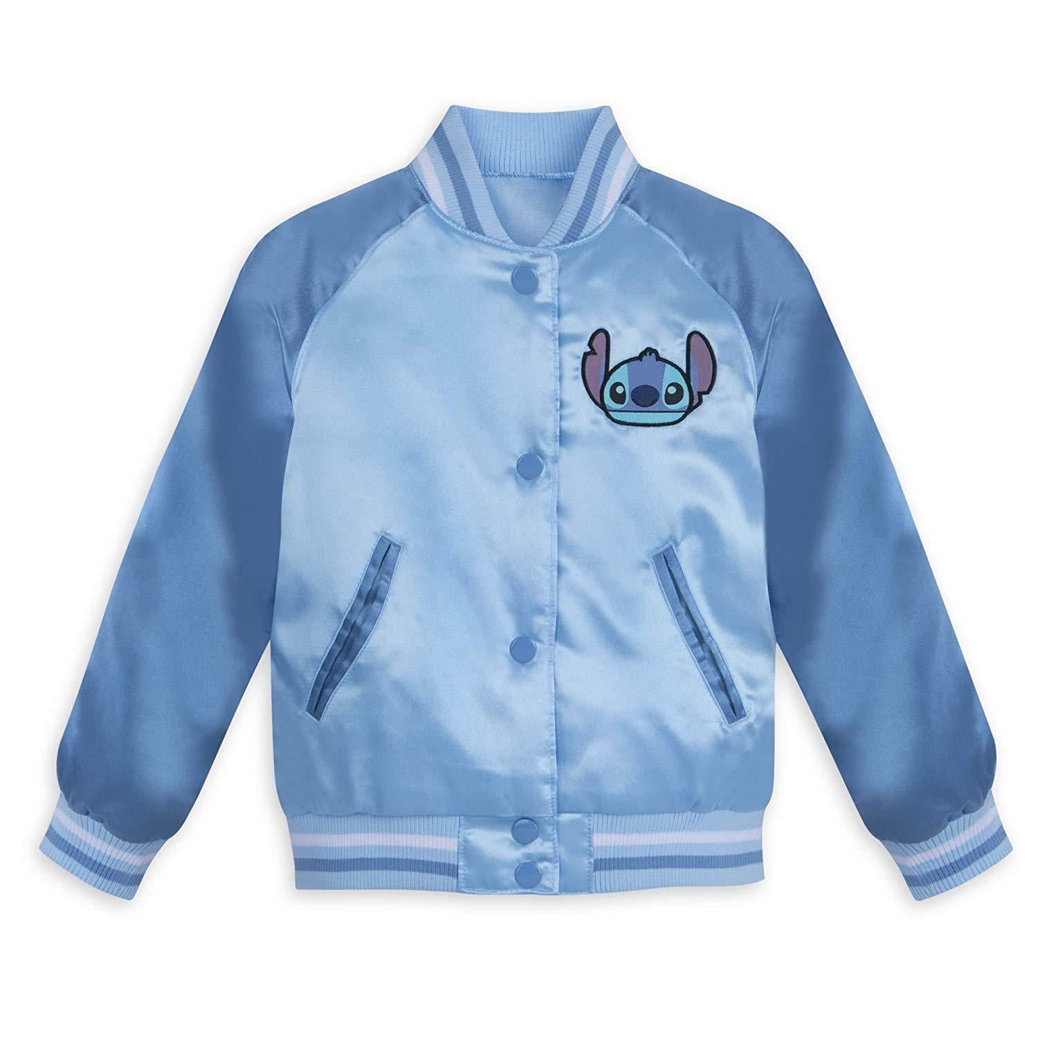 Disney Stitch Varsity Jacket, Girls Size 7/8 - Walmart.com