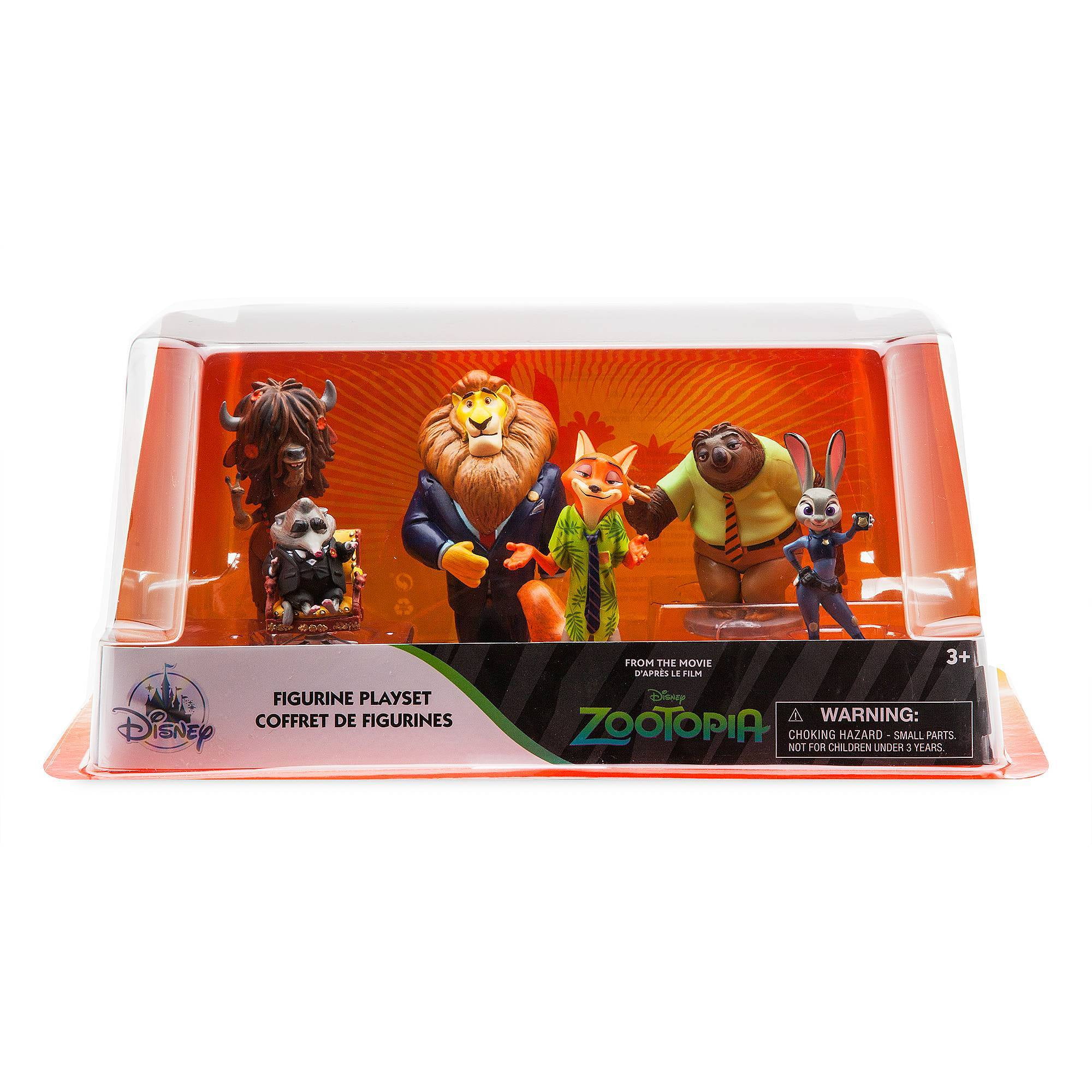 Disney Store Zootopia Figure Play Set Playset Cake Topper Judy Hopps ...