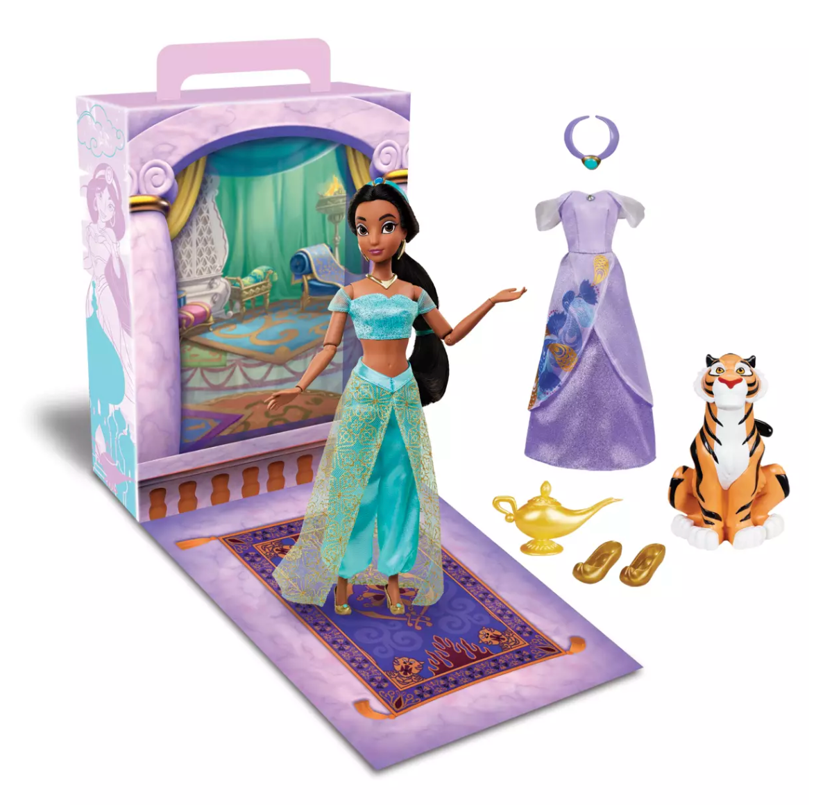 Disney Jasmine Story Doll, Accessories, Activity Set, Aladdin, New in ...