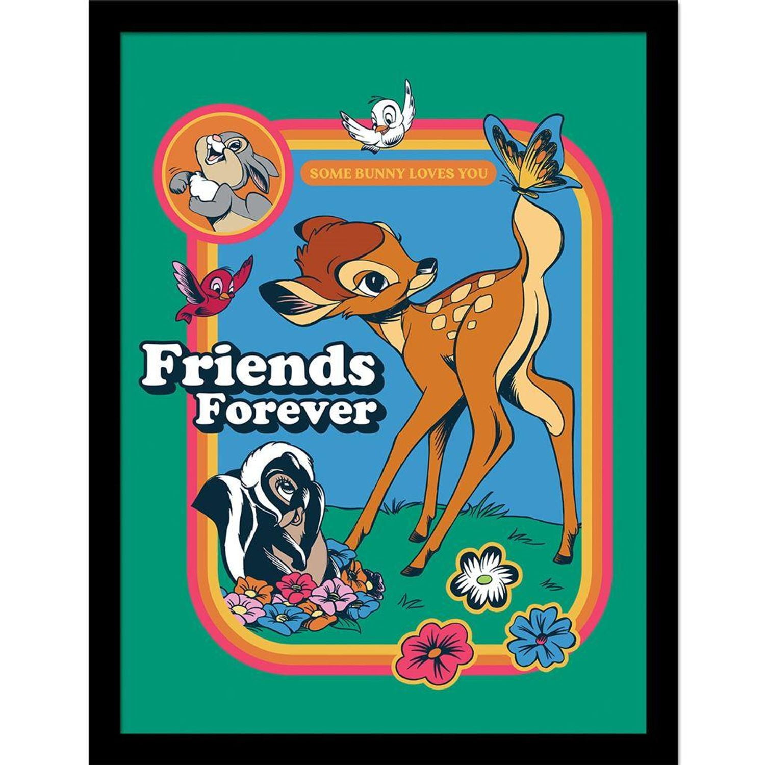Disney Storybook Time Friends Forever Framed Poster - Walmart.com
