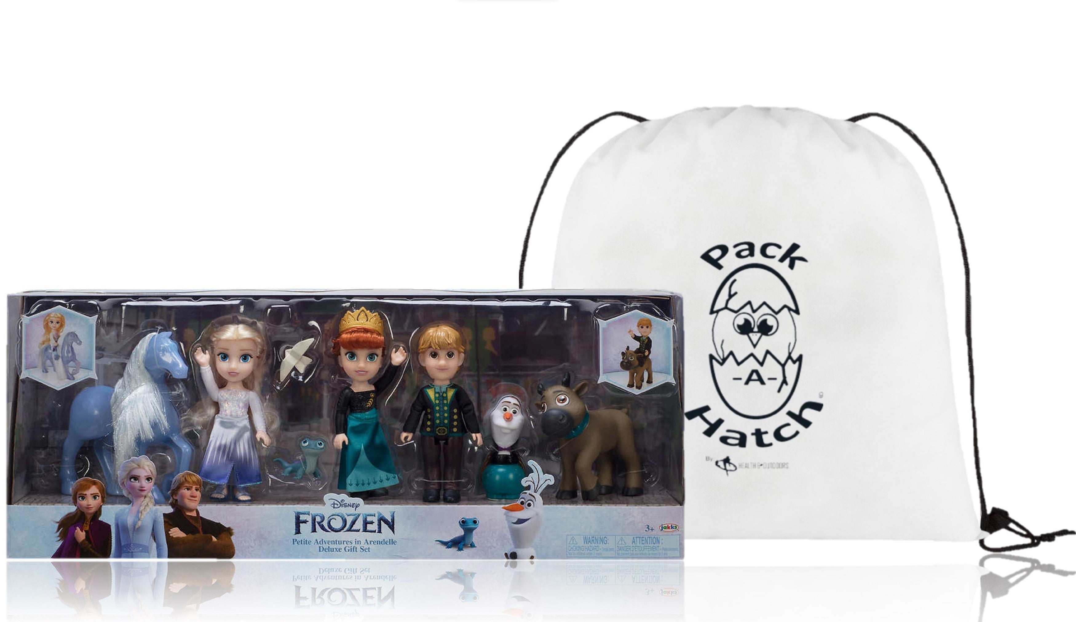 Disney Deluxe Frozen Storytelling Petite Dolls, Anna and Elsa, Child ...