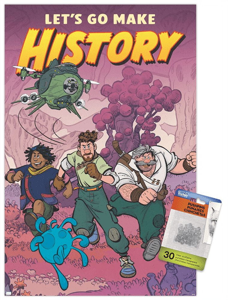 Disney Strange World - Let's Go Make History Wall Poster with Push Pins ...