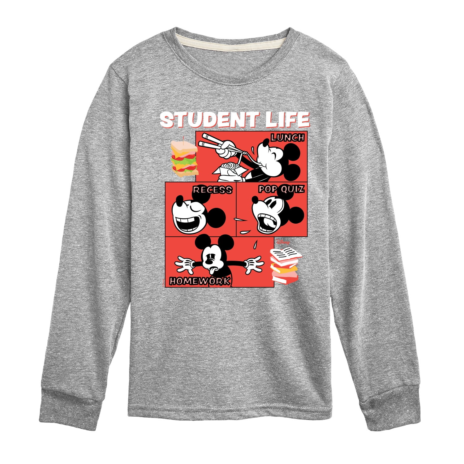 Disney - Student Life - Toddler & Youth Long Sleeve Graphic T-Shirt ...