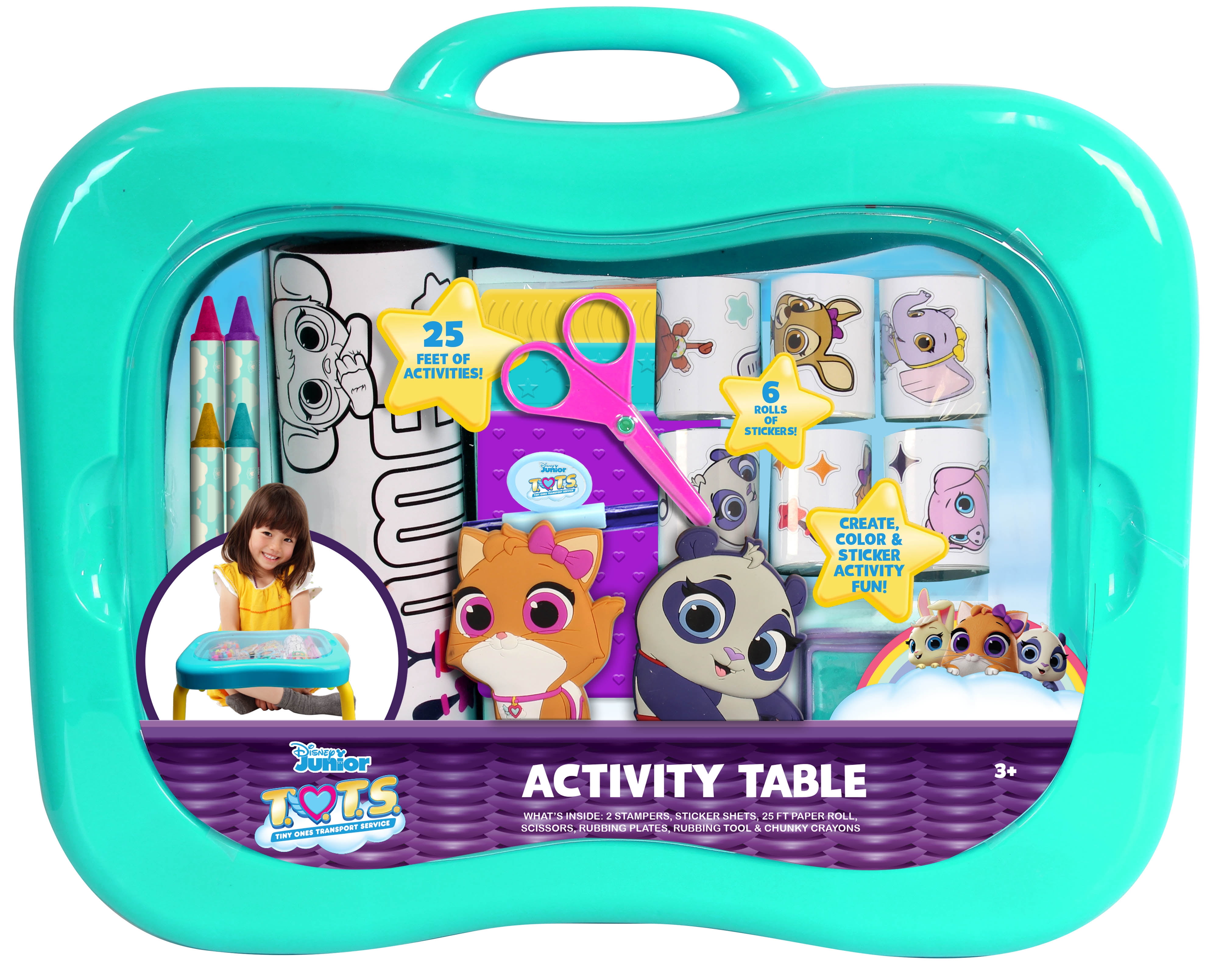 Disney TOTS (All Characters) Plastic Activity Table - multicolored, For ...